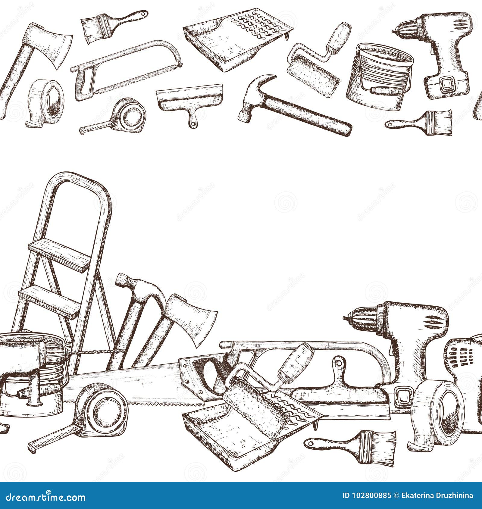 Repair tool illustration stock vector. Illustration of level - 102800885