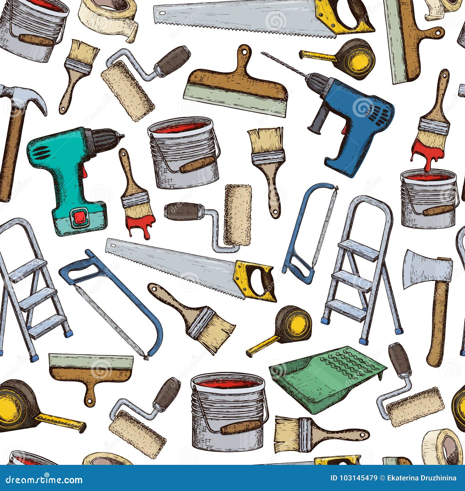 Repair tool illustration stock vector. Illustration of industry - 103145479