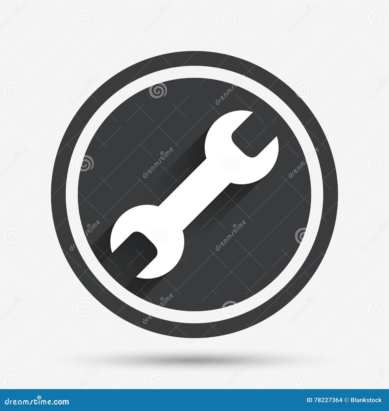 Repair Tool Sign Icon. Service Symbol Stock Vector - Illustration of ...