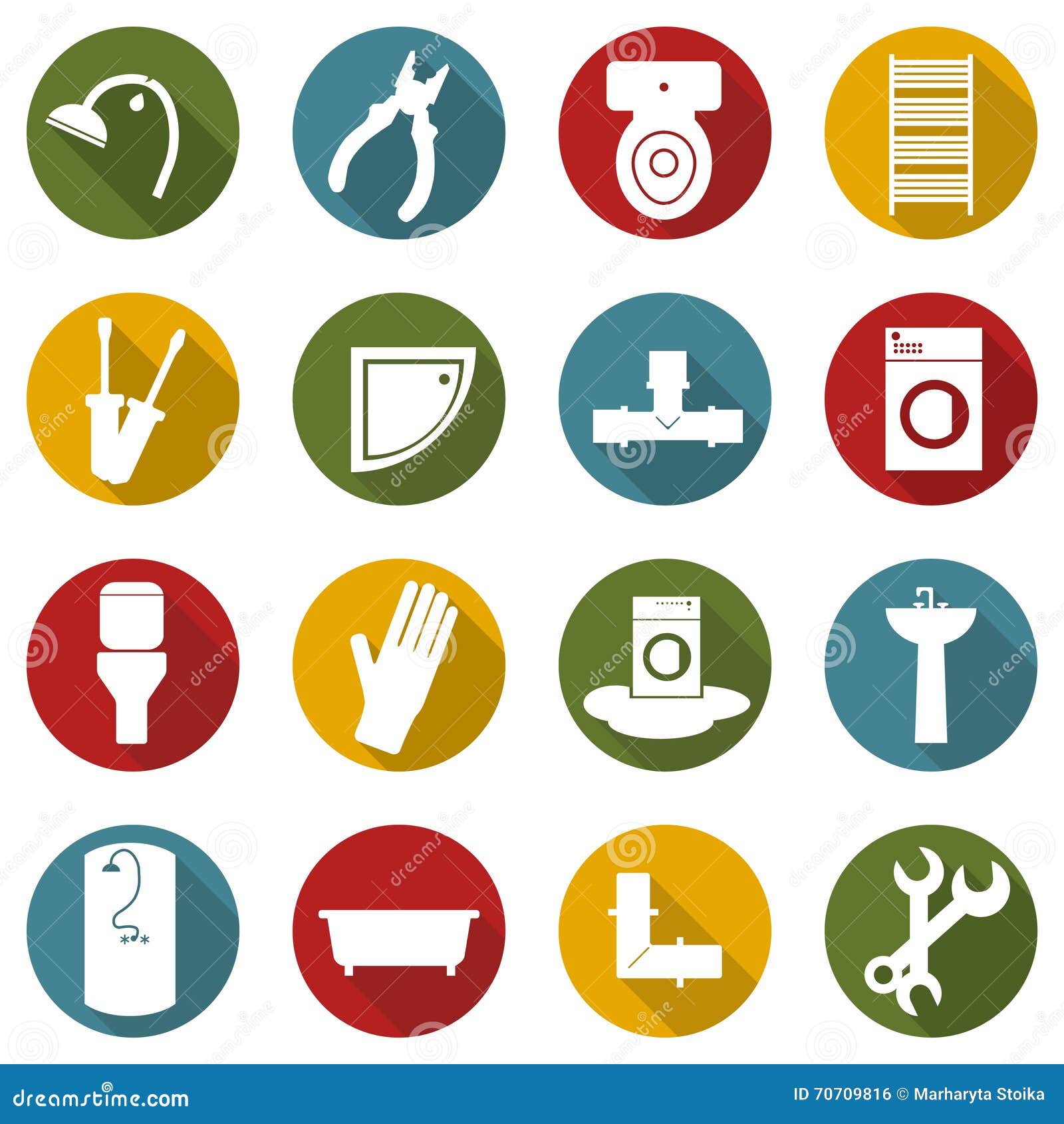 Repair Tools and Equipment. Repair Icons Set Vector. Stock Vector ...