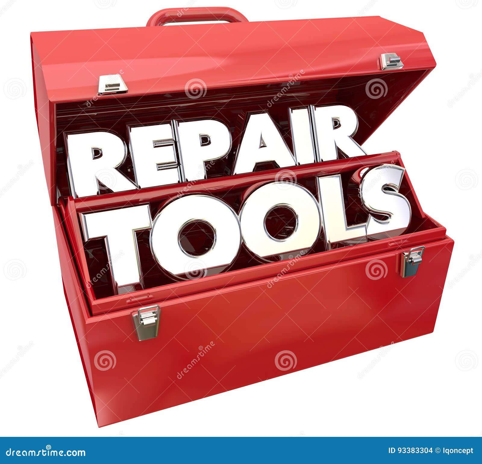 Repair Tools Fix Toolbox Solve Problem Stock Illustration ...