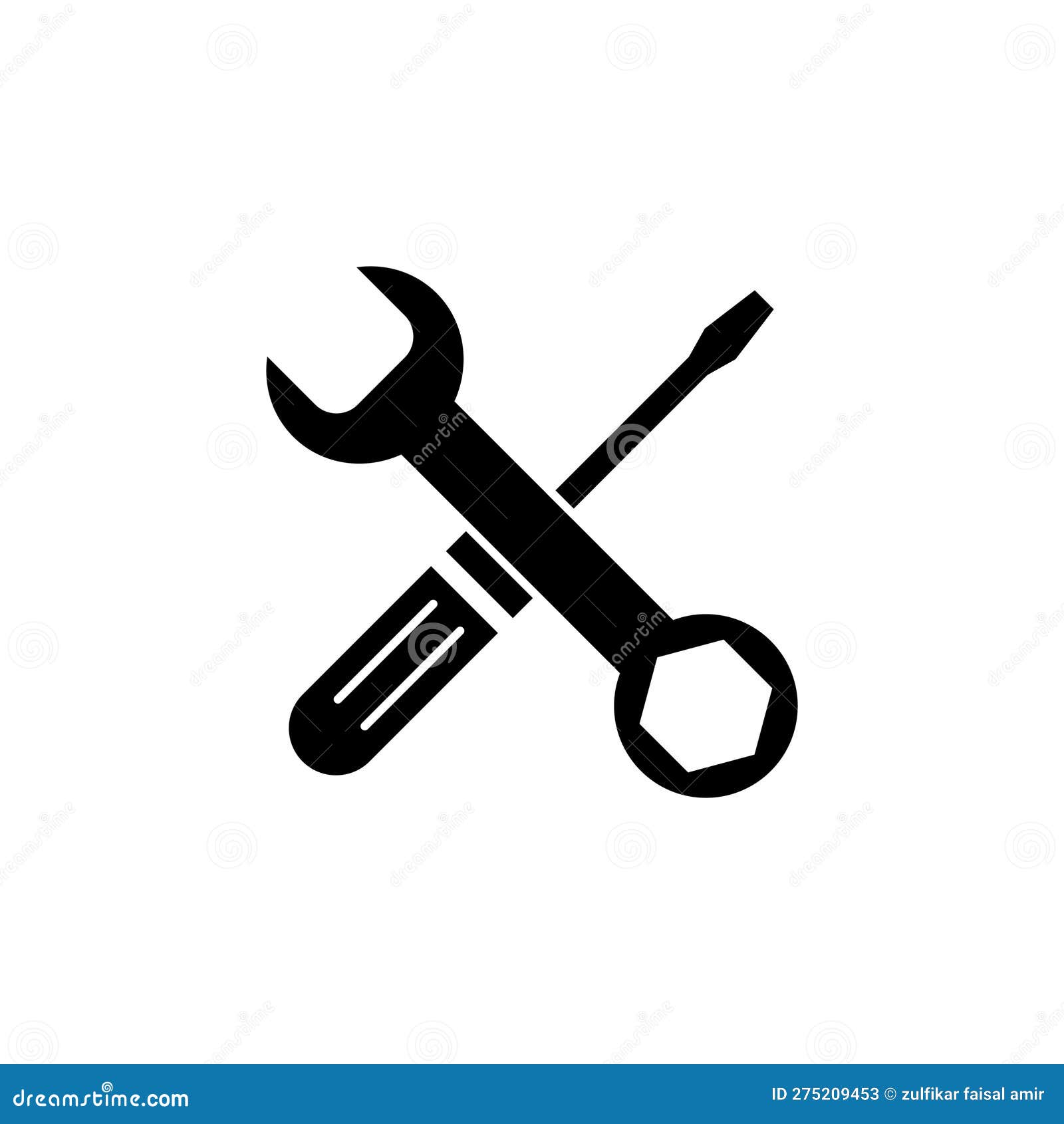 Repair Tools Icon. Tool Icon Vector. Setting Icon Vector. Wrench and ...
