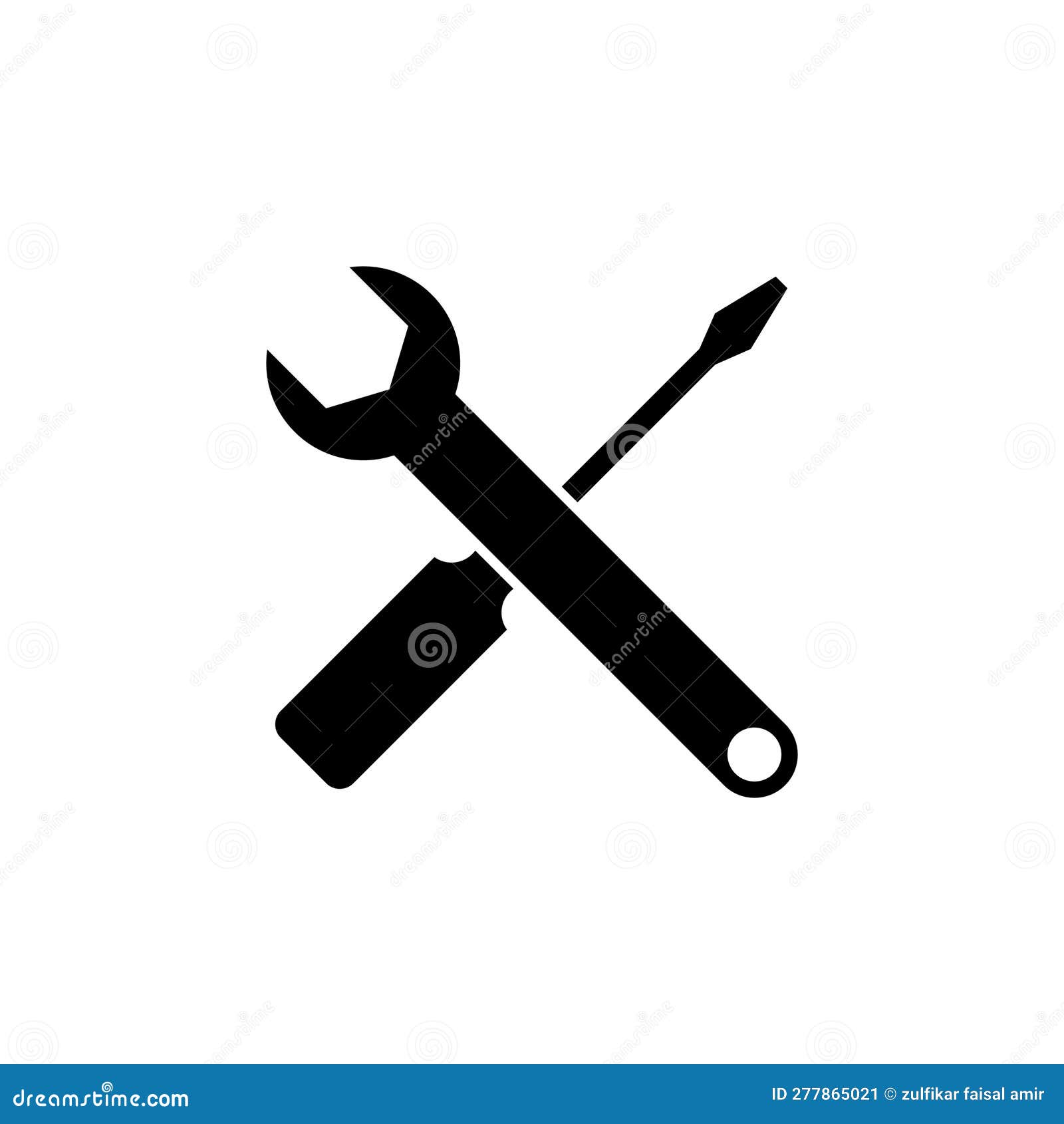 Repair Tools Icon . Tool Icon Vector. Setting Icon Vector. Wrench and ...