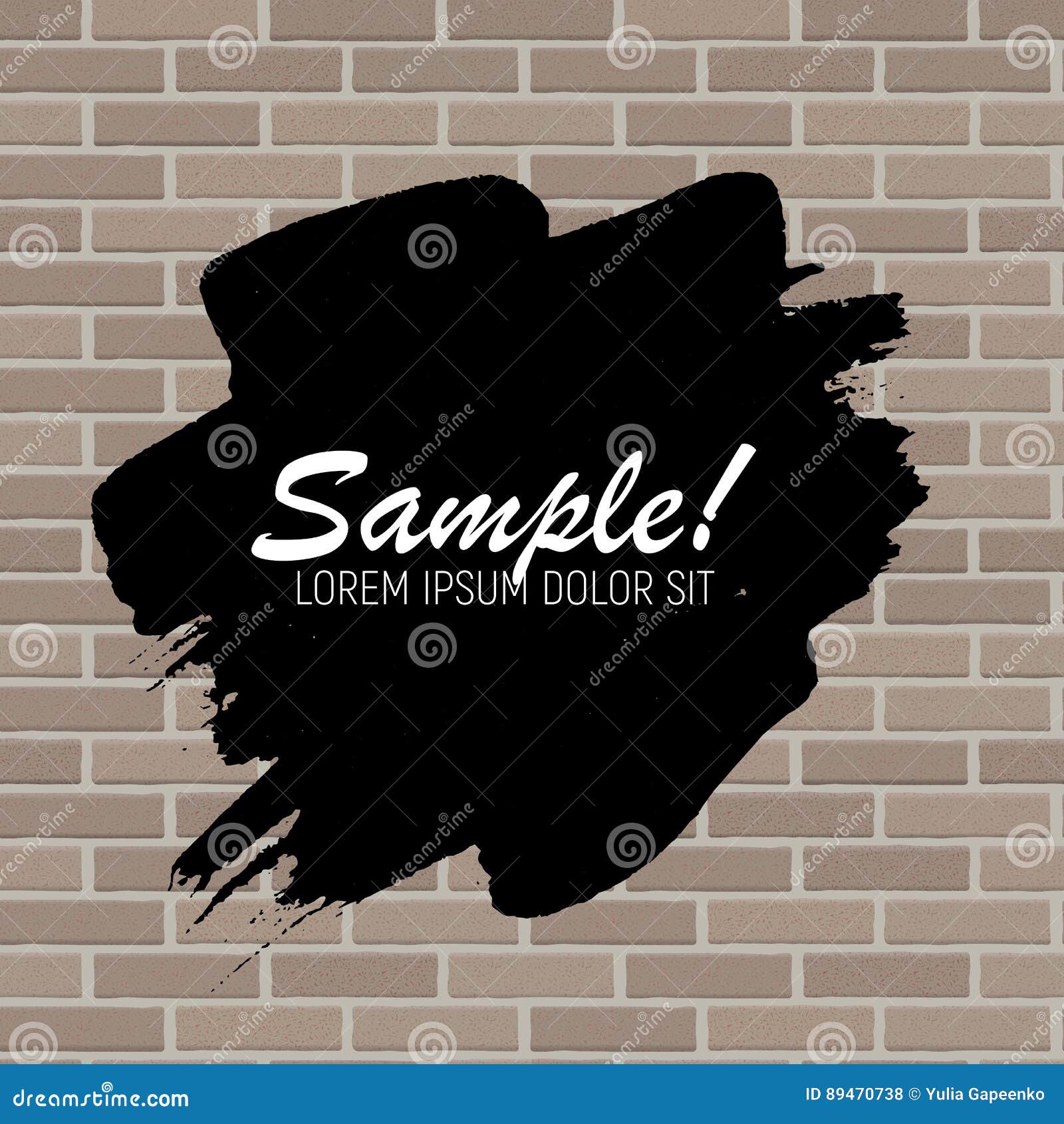 Repair Tools and Instruments on Brick Wall Vector Illustration ...