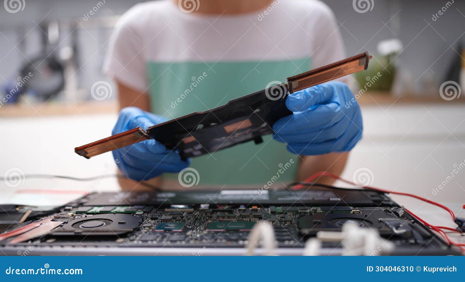 Repair Upgrade Computer Parts and Computer Assembly Stock Photo - Image ...