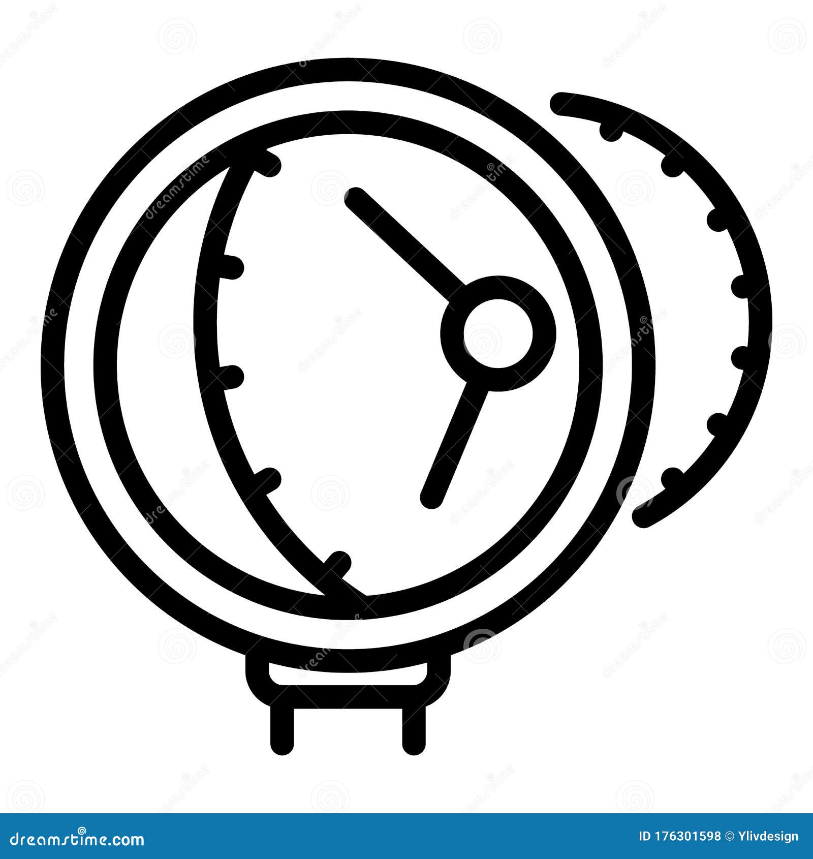 Repair Watch Under Magnifier Icon, Outline Style Stock Vector ... Repair Watch Under Magnifier Icon, Outline Style Stock Vector ...