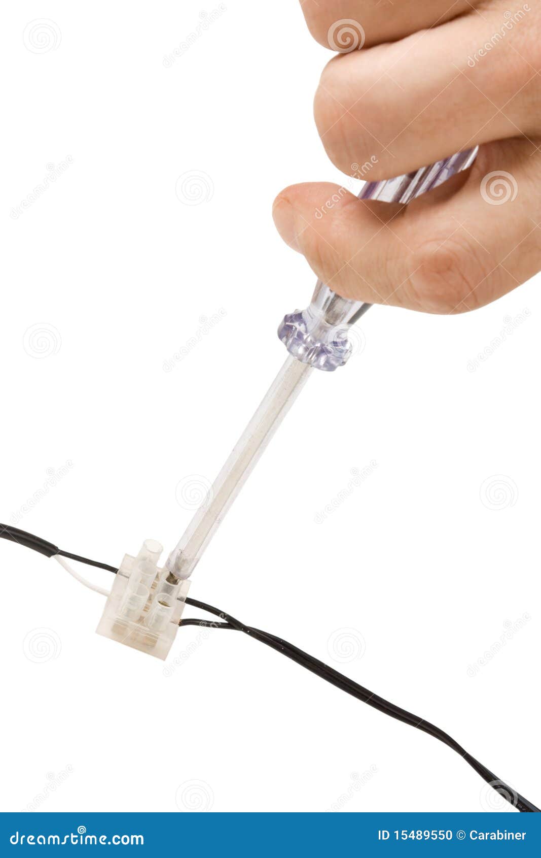 Repair Of Wiring In The Building. Electrical Wires, Wiring, Socket On A ...