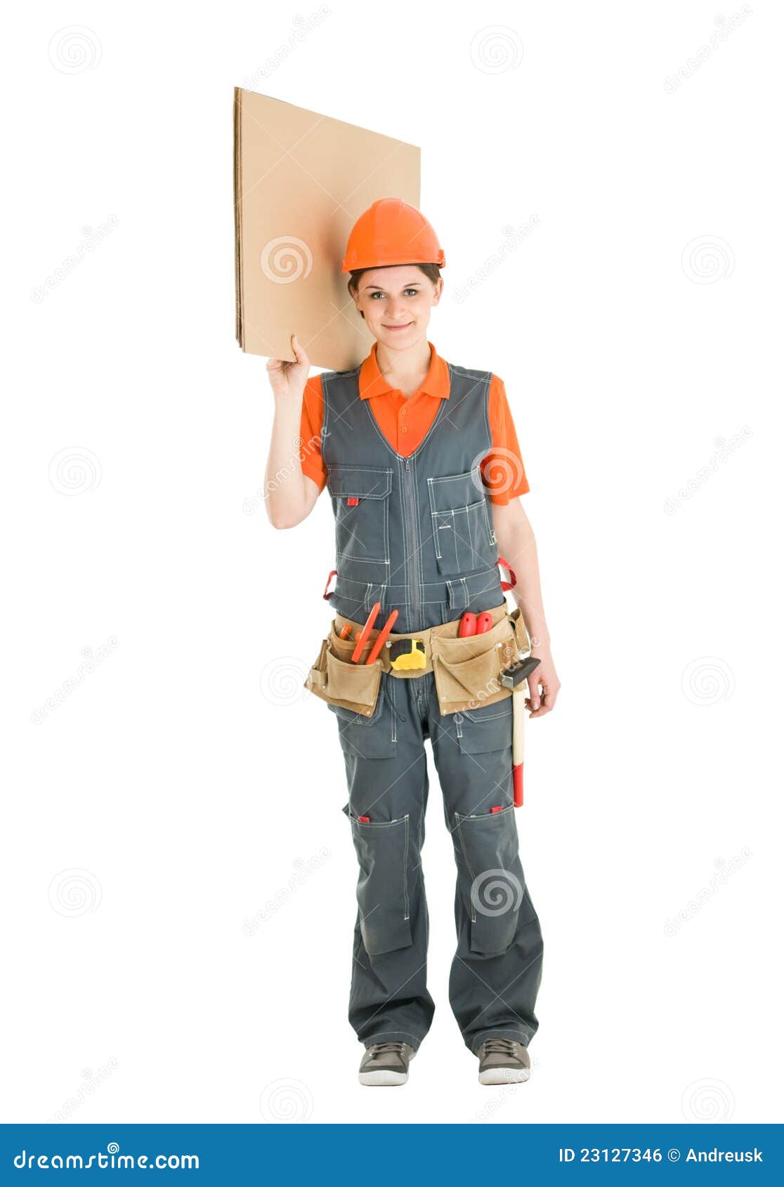 Repair woman isolated stock photo. Image of technical - 23127346