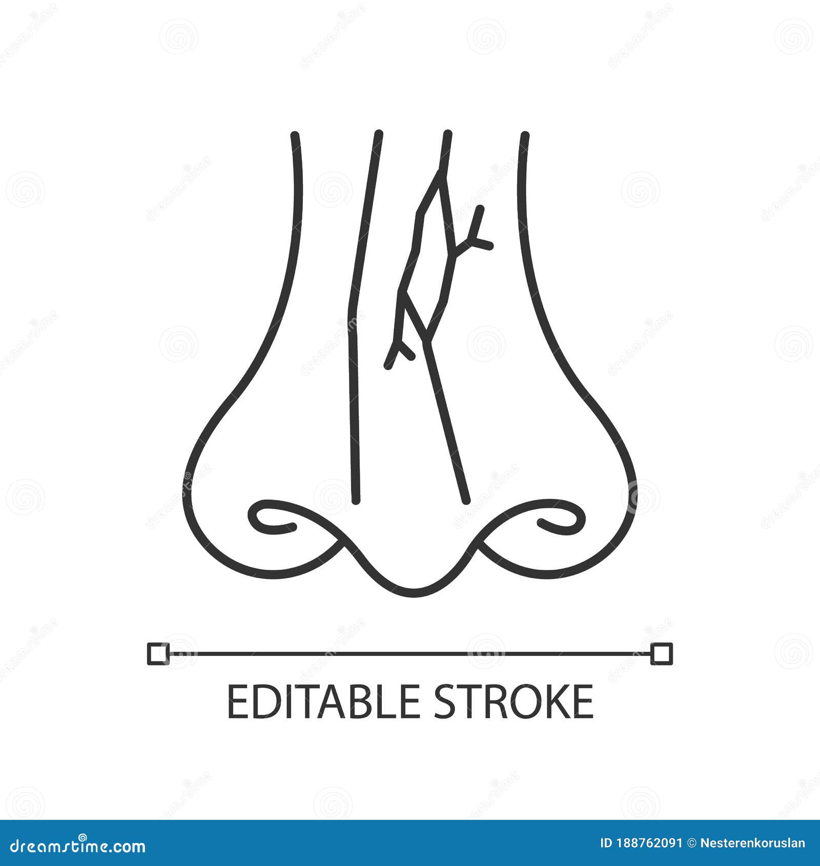 Repaired Bone Pixel Perfect Linear Icon. Internal Fixation. Surgery ...
