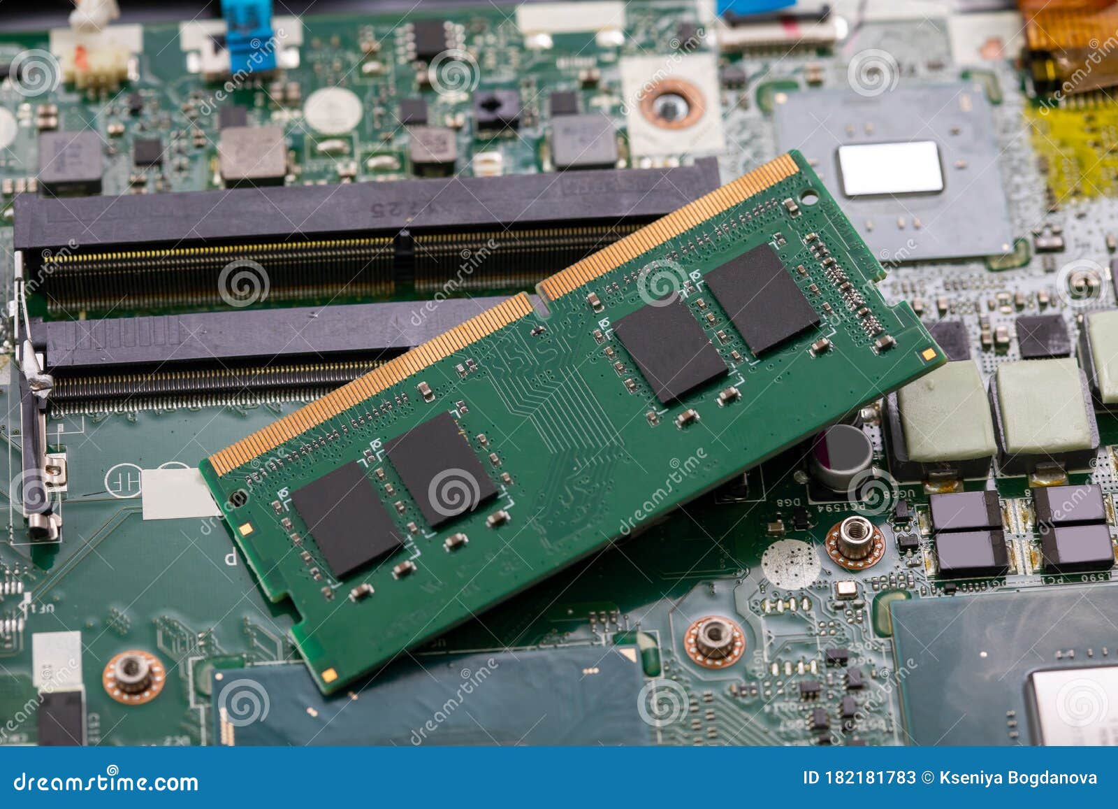 Repairing Broken Laptop Notebook Computer Stock Image - Image of ...