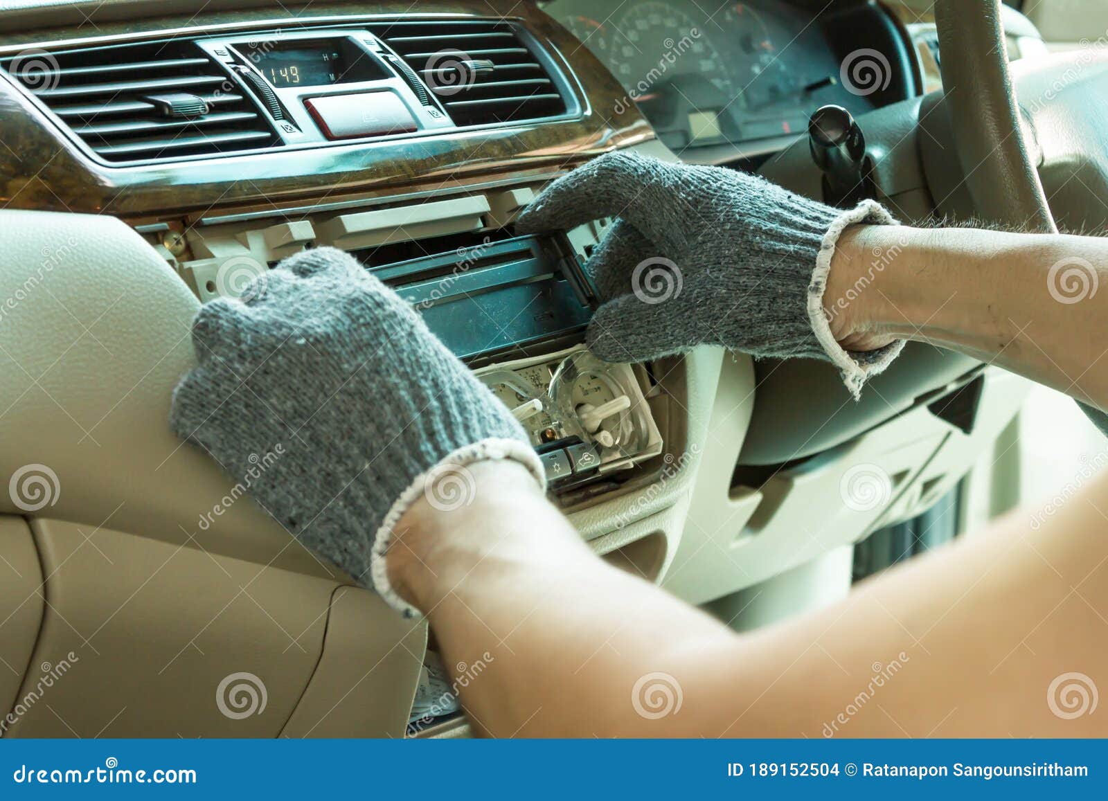 Repairing Car Front Panel, Car Service Stock Photo - Image of equipment ...