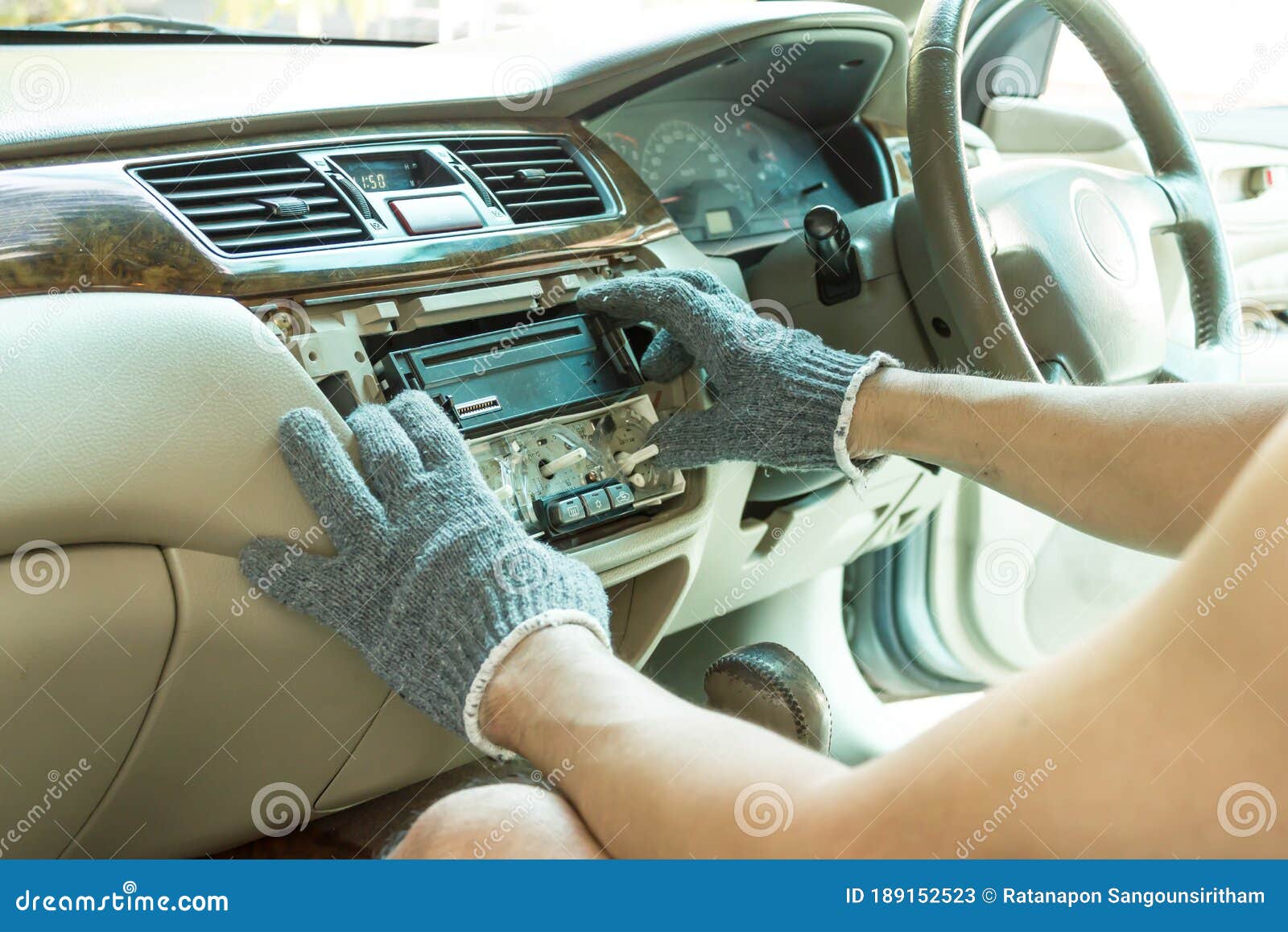 Repairing Car Front Panel, Car Service Stock Image - Image of ...