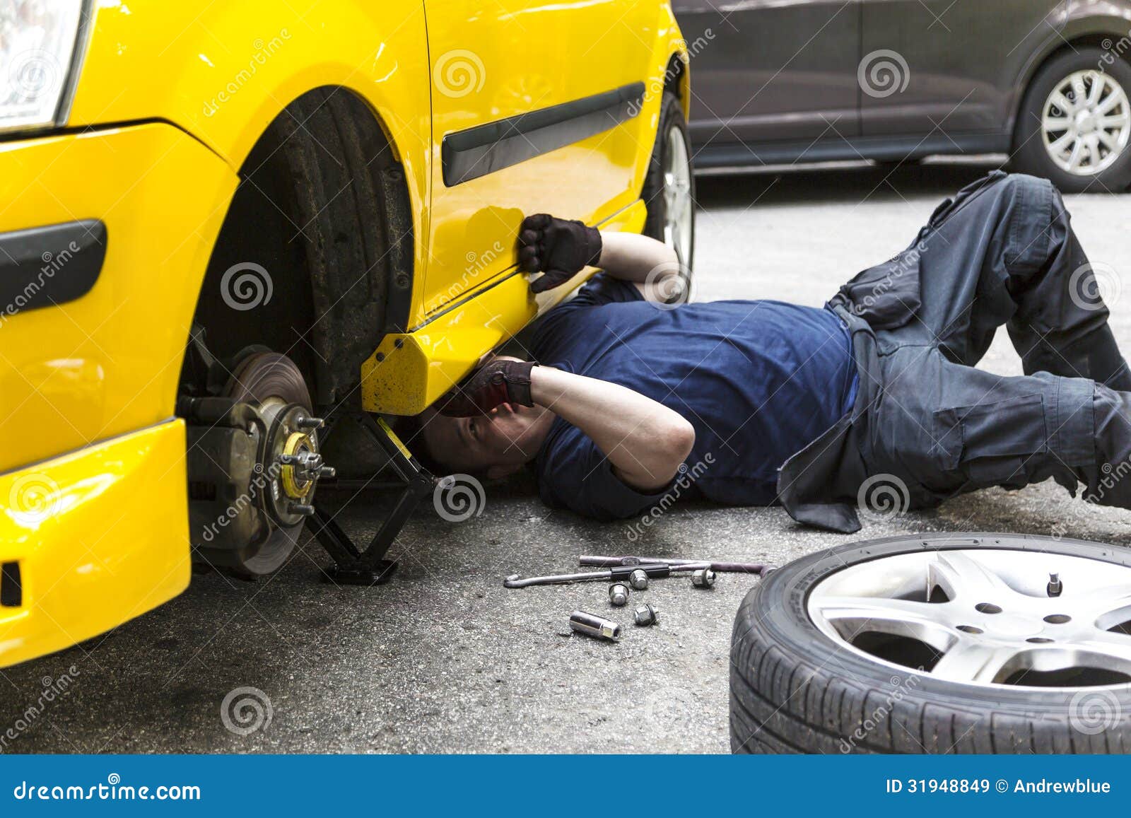 Repairing Car stock image. Image of shop, auto, checking - 31948849