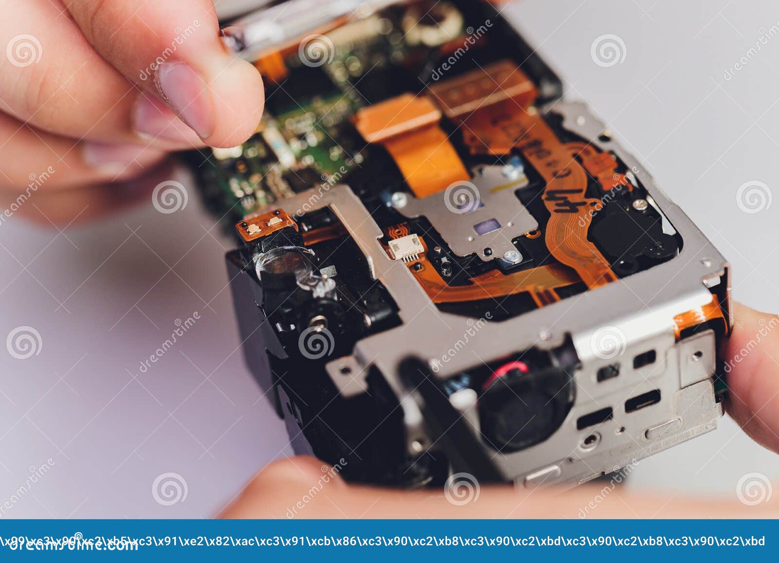 Repairing Digital Single Lens Reflex Camera, . Stock Photo - Image of ...
