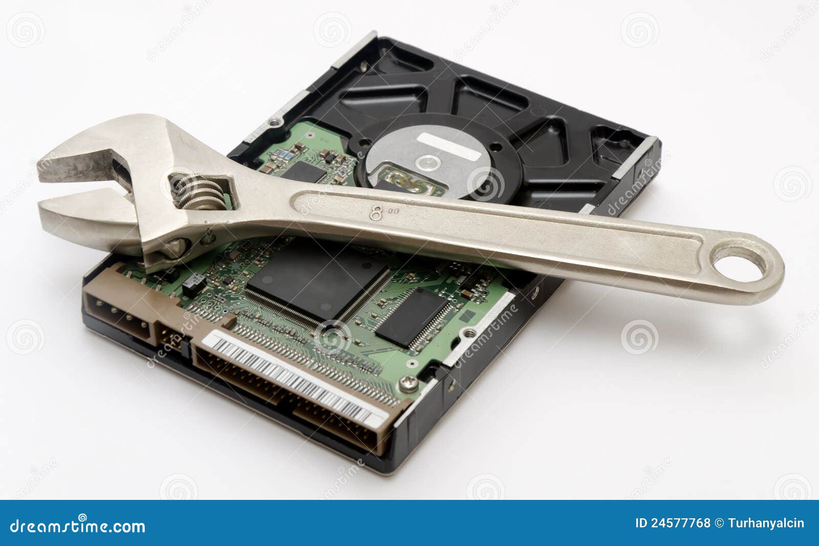Repairing an External Hard Drive Stock Photo - Image of dismount, disk ...