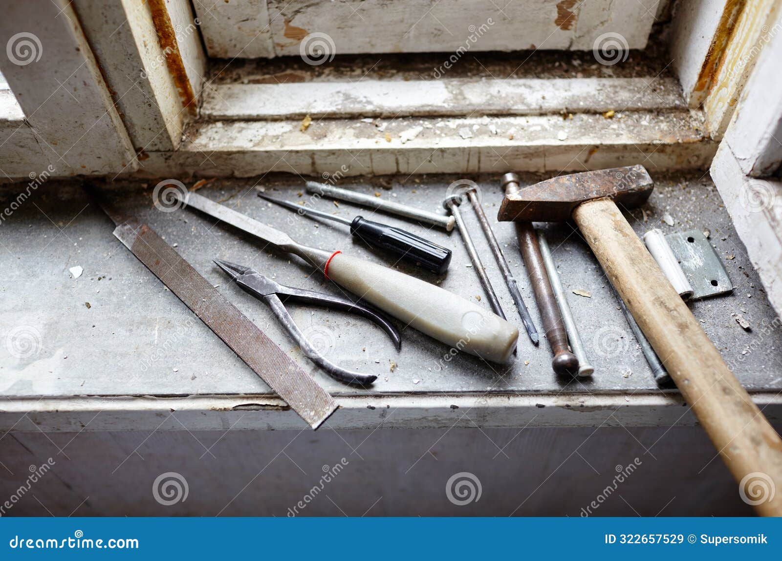 Repairing Old Damaged Window or Dismantling before Installing New ...