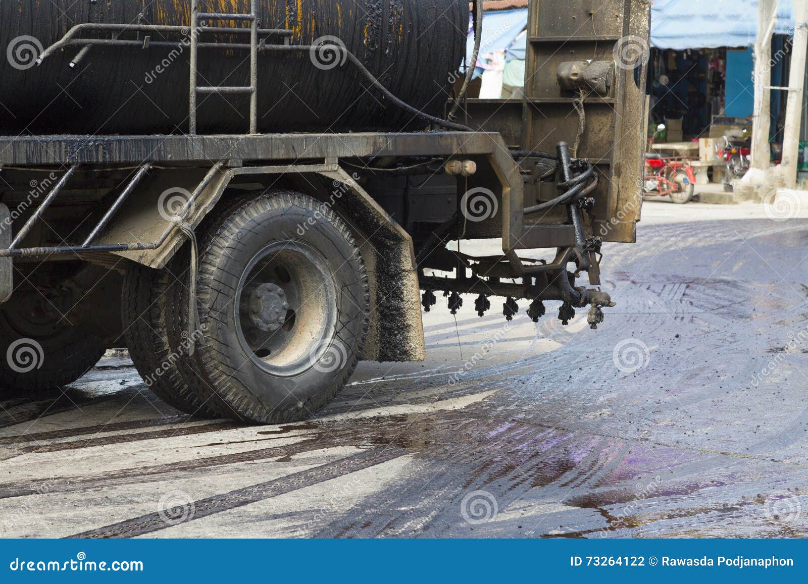 Repairing road stock photo. Image of pneumatic, roll - 73264122