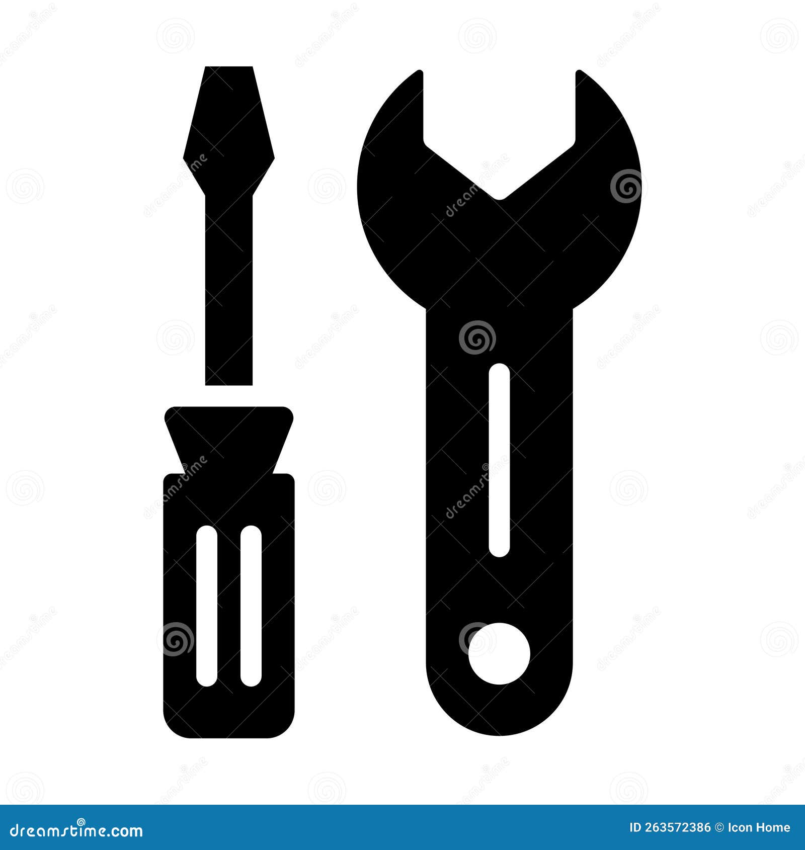 Repairing Tools Icon Modern Illustration Stock Vector - Illustration of ...