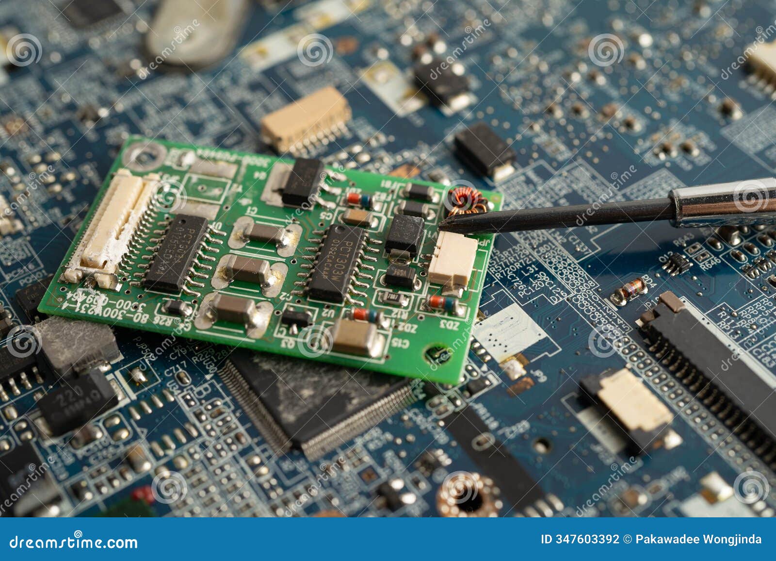 Repairing and Upgrade Circuit Mainboard of Notebook, Electronic ...