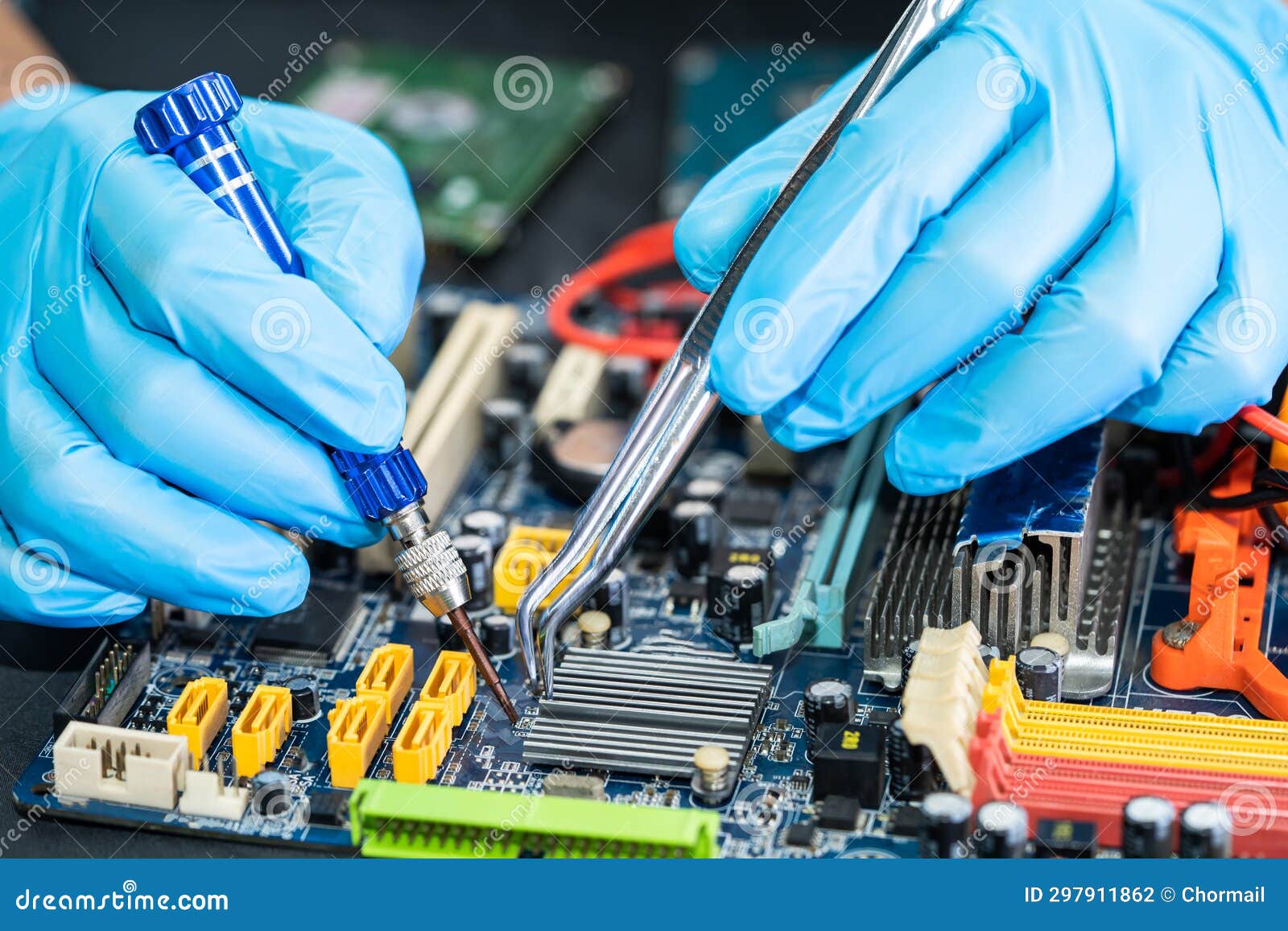 Repairing and Upgrade Circuit Mainboard of Notebook, Electronic ...