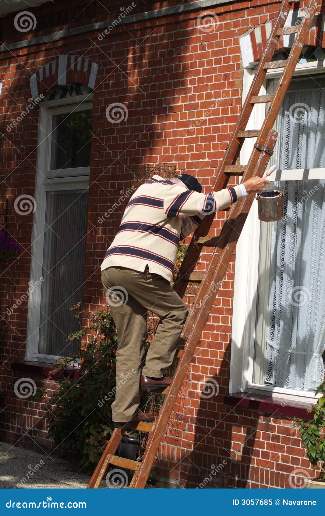 Man Climbing A Ladder Royalty-Free Stock Image | CartoonDealer.com ...