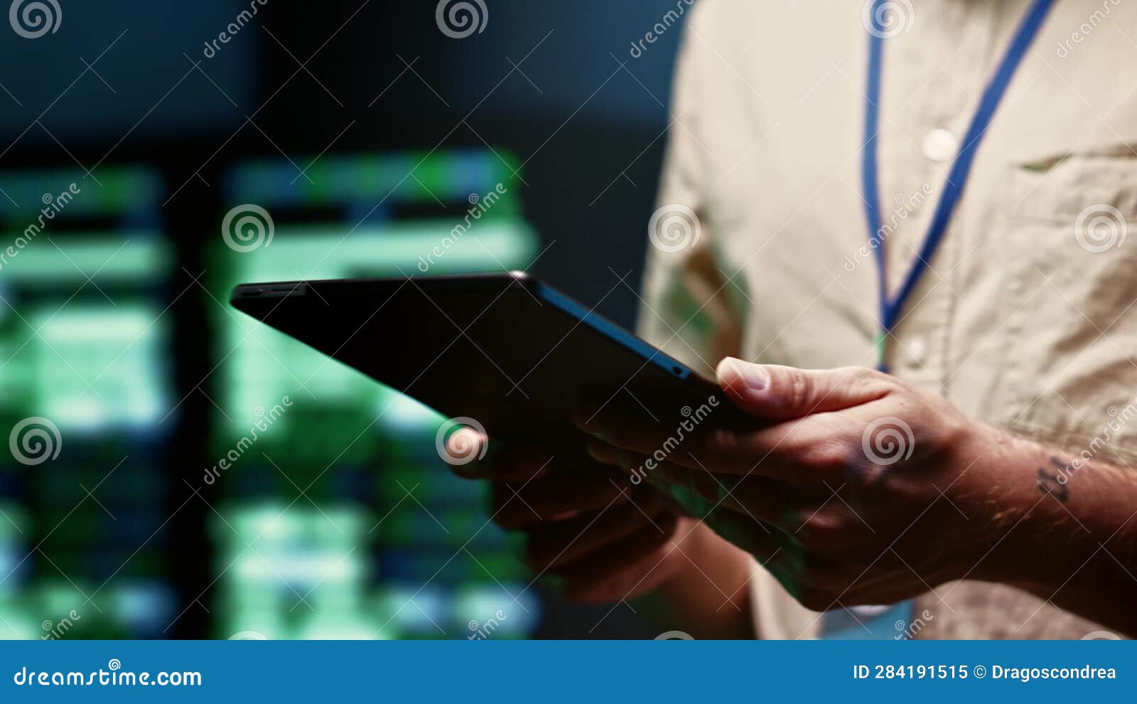 Repairman Imputing Data in Server Room Stock Video - Video of datasets ...