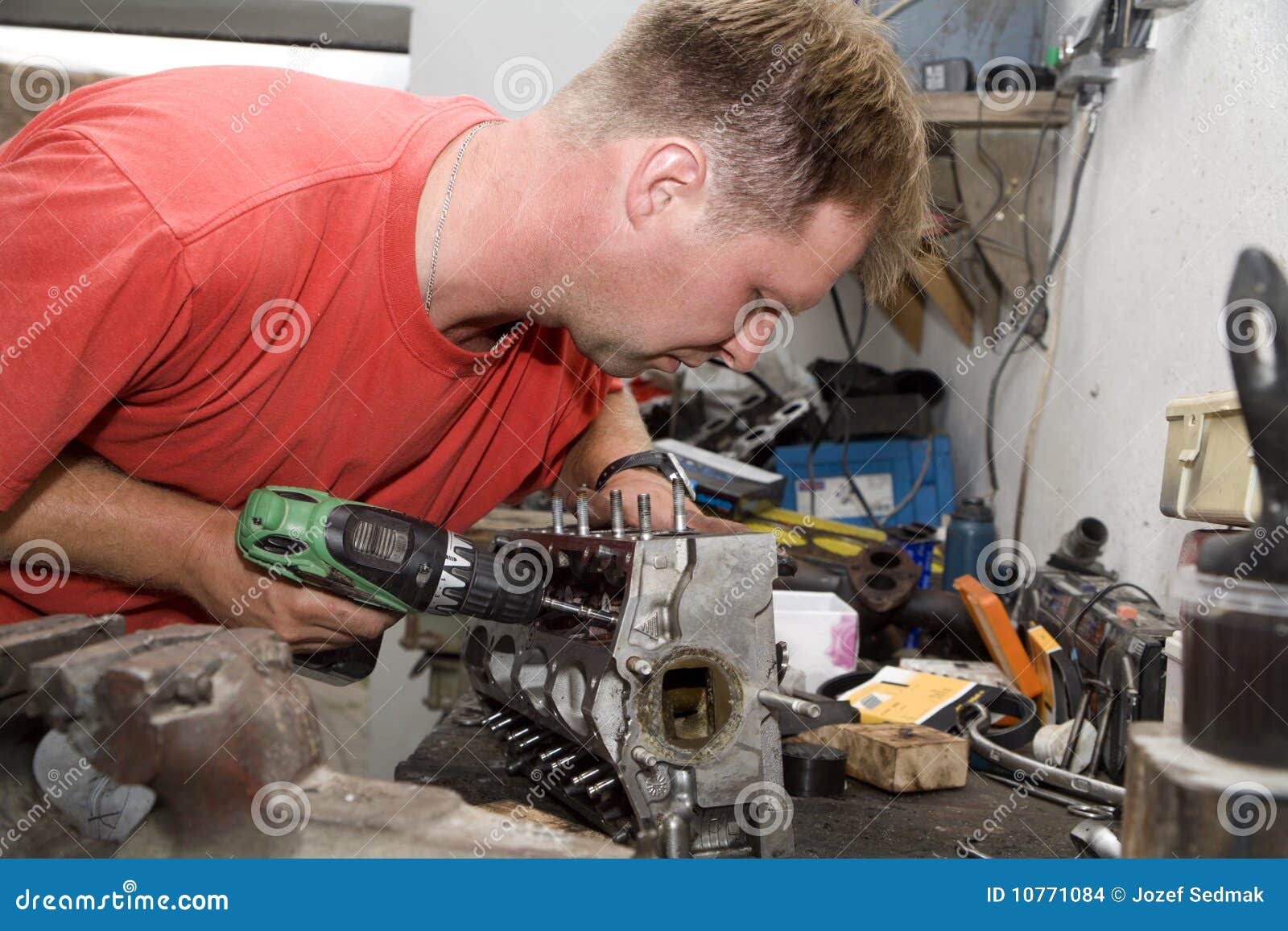 Repairman by the work stock photo. Image of work, workroom - 10771084