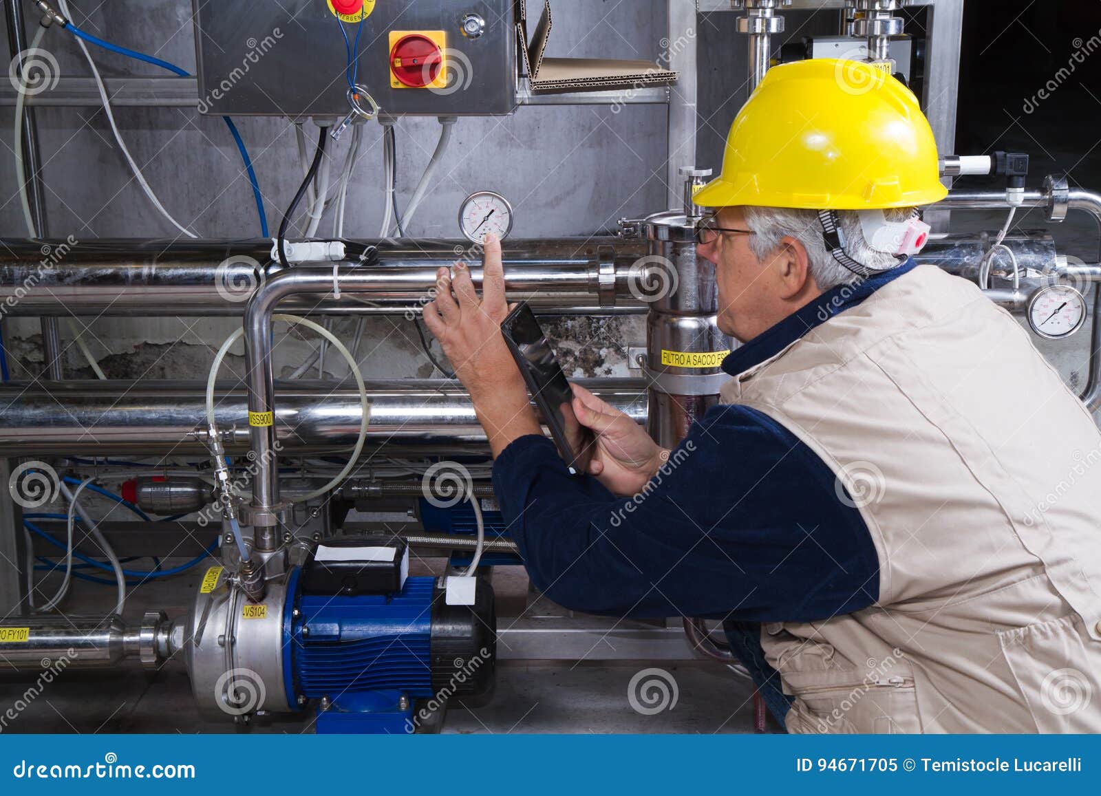 Repairman at work stock image. Image of hard, maintenance - 94671705