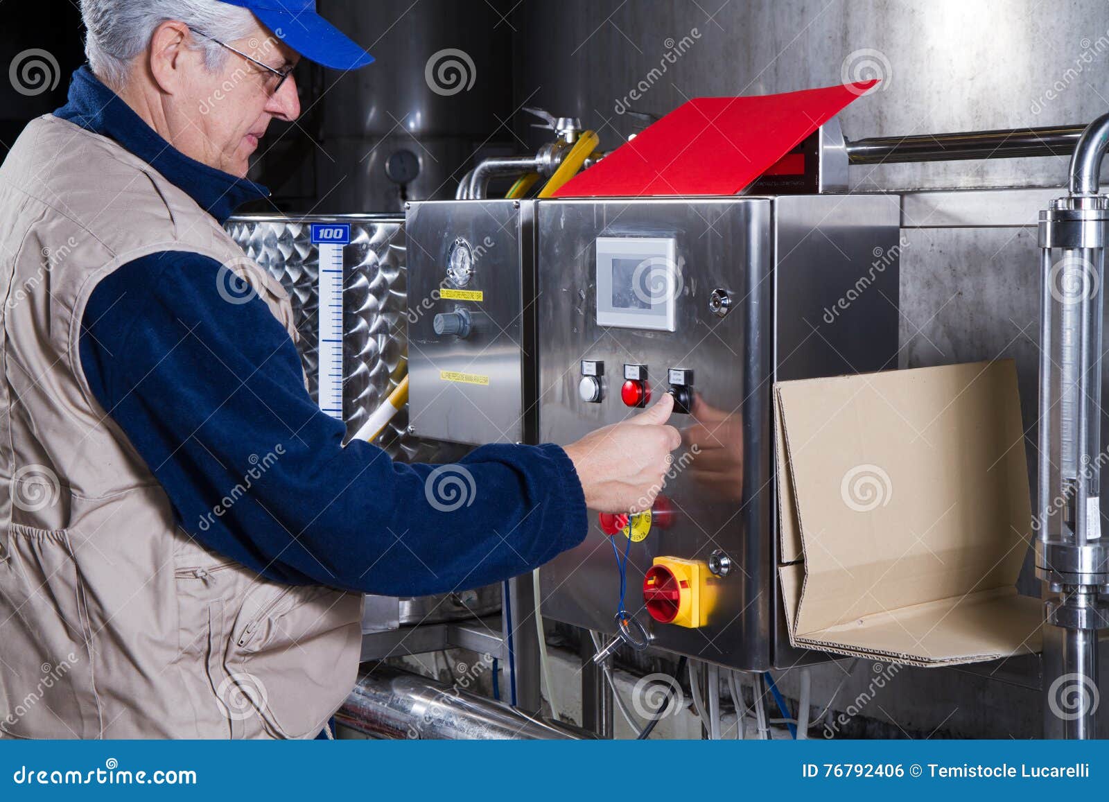 Repairman at work stock photo. Image of electrical, plumber - 76792406