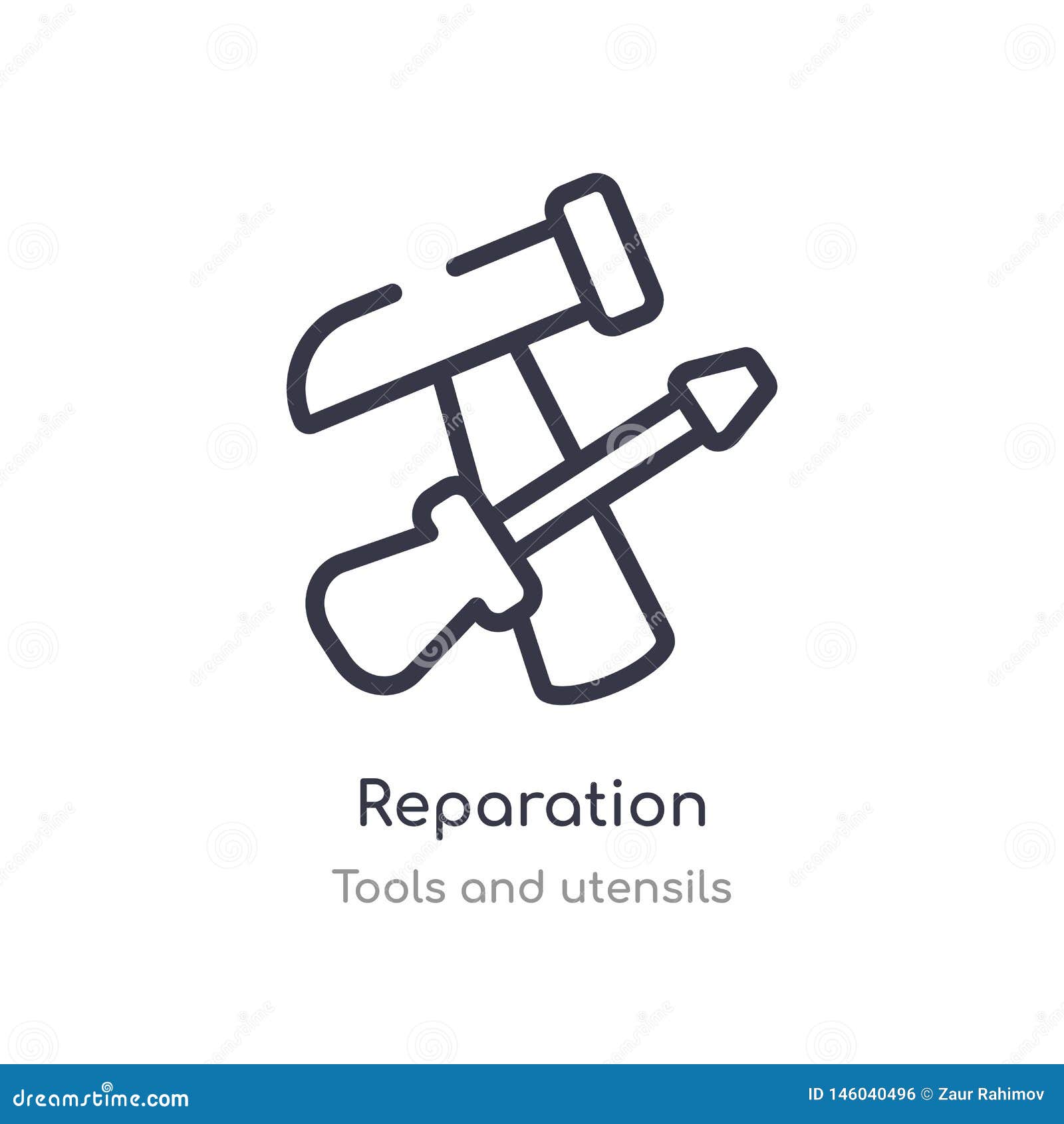 Bus In Reparation Outline Vector Icon. Thin Line Black Bus In ... Bus In Reparation Outline Vector Icon. Thin Line Black Bus In ...