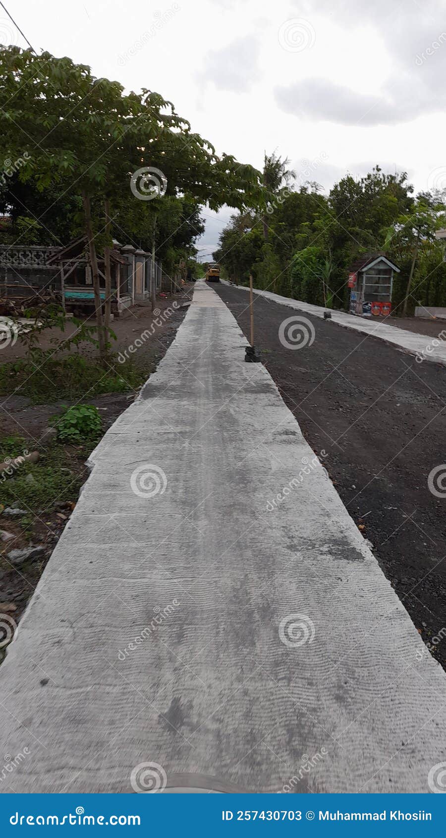 A Reparation of Street and Road for the Best Street Stock Image - Image ...