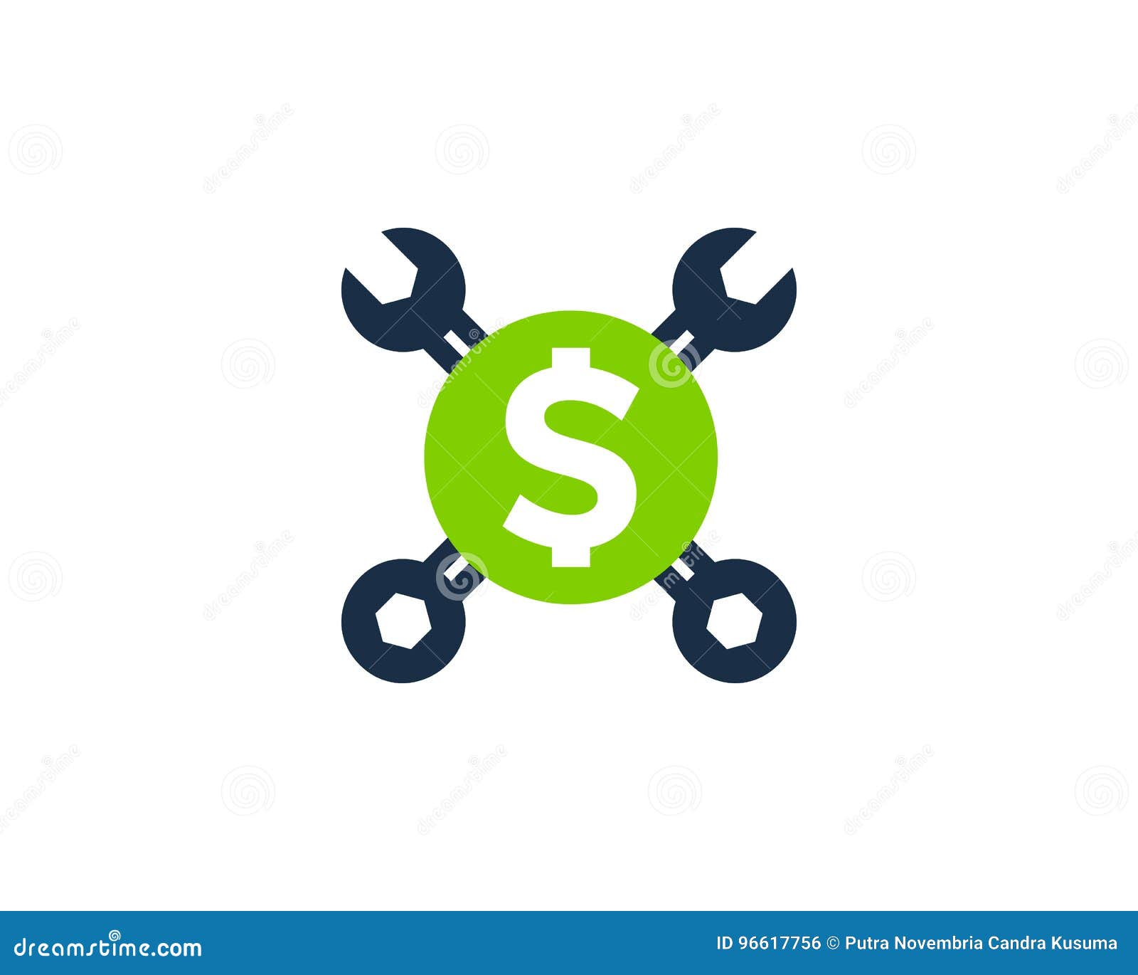 Reparationspengarsymbol Logo Design Element Vektor Illustrationer ...