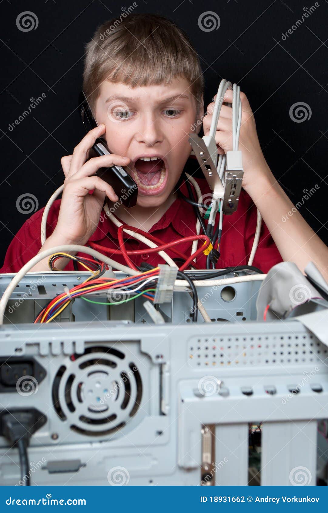 Repare seu computador. foto de stock. Imagem de eletrônica - 18931662