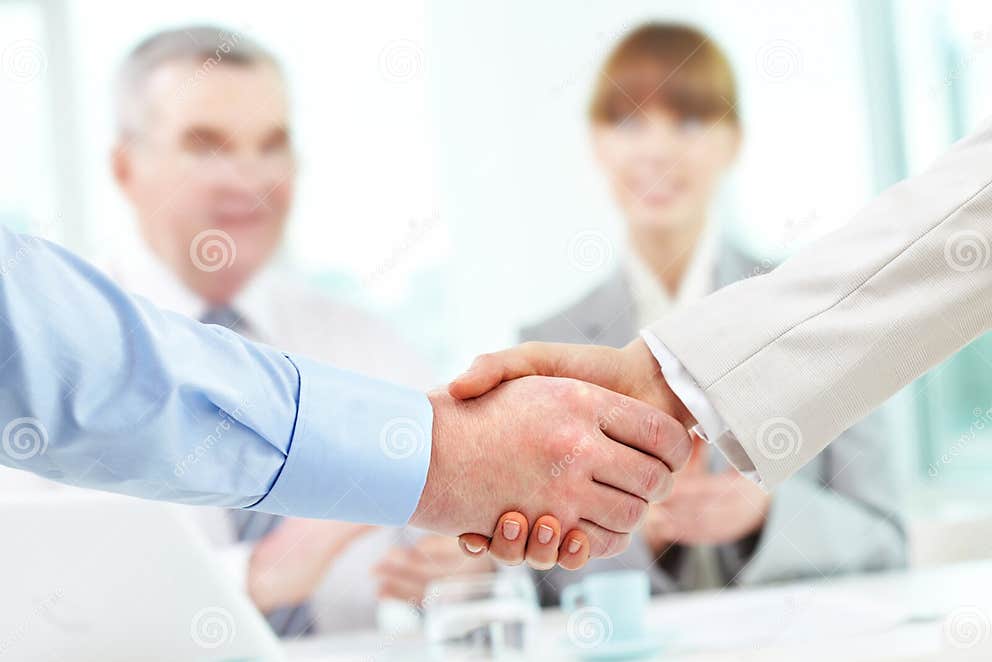 Reparto foto de archivo. Imagen de junto, empresarios - 21260046