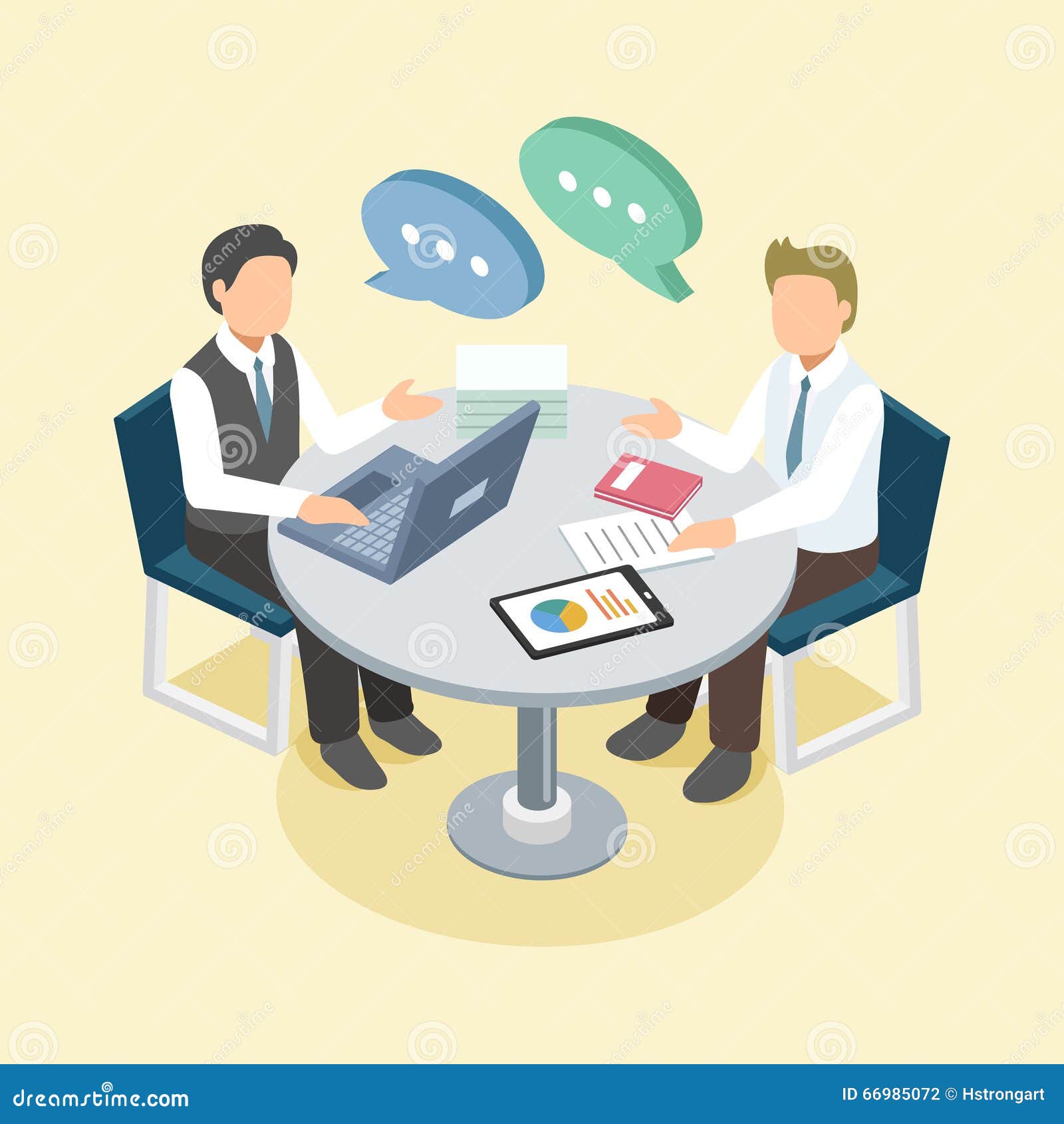 Reparto De Asunto Ilustración del Vector - Imagen: 66985072