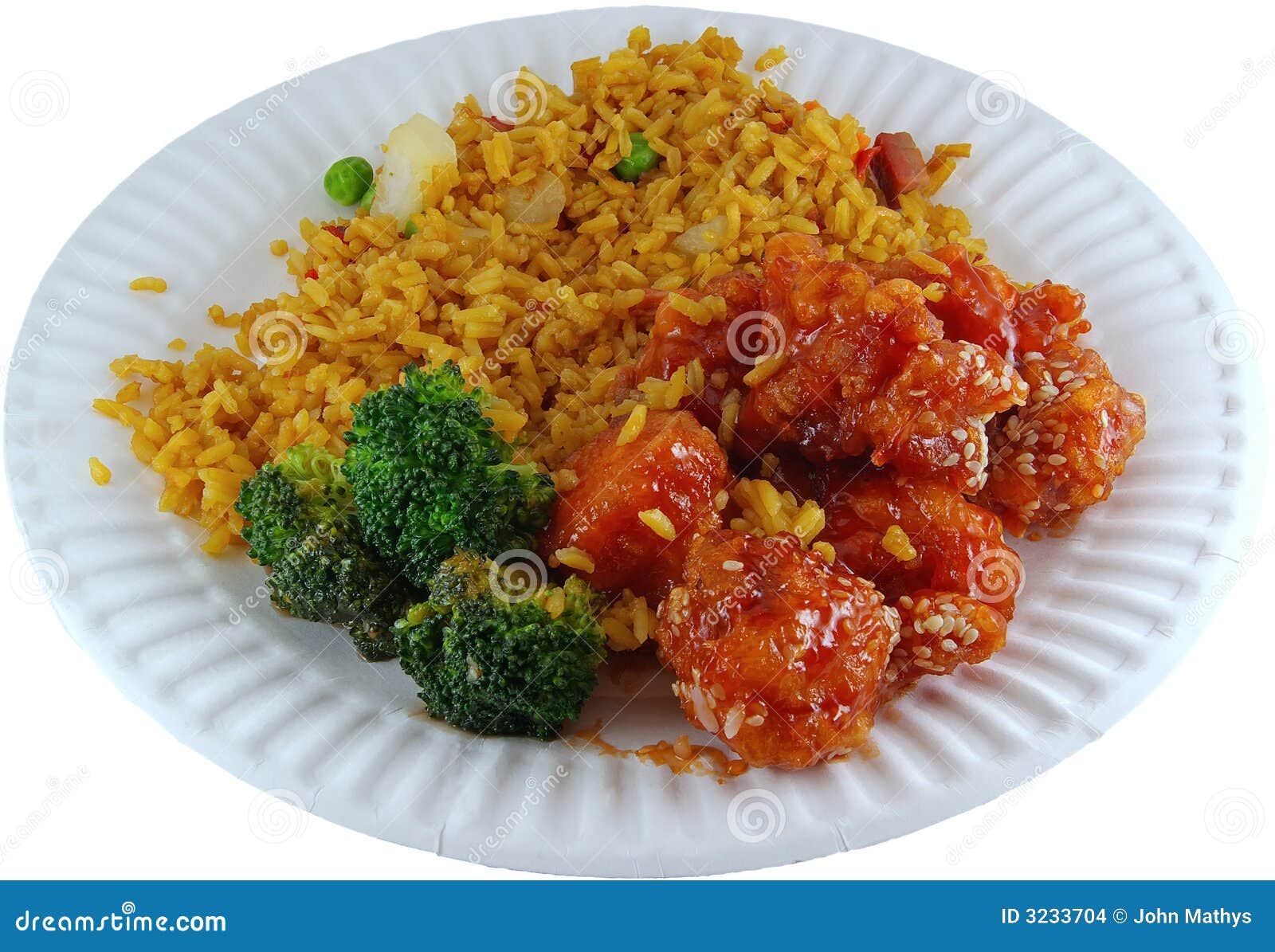 Repas chinois simple photo stock. Image du épicé, repas - 3233704