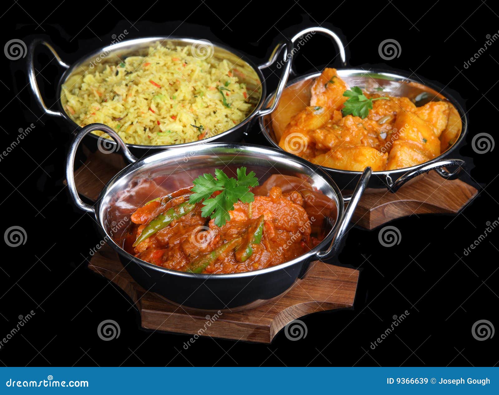 Repas d'Indien de cari image stock. Image du cari, indien - 9366639