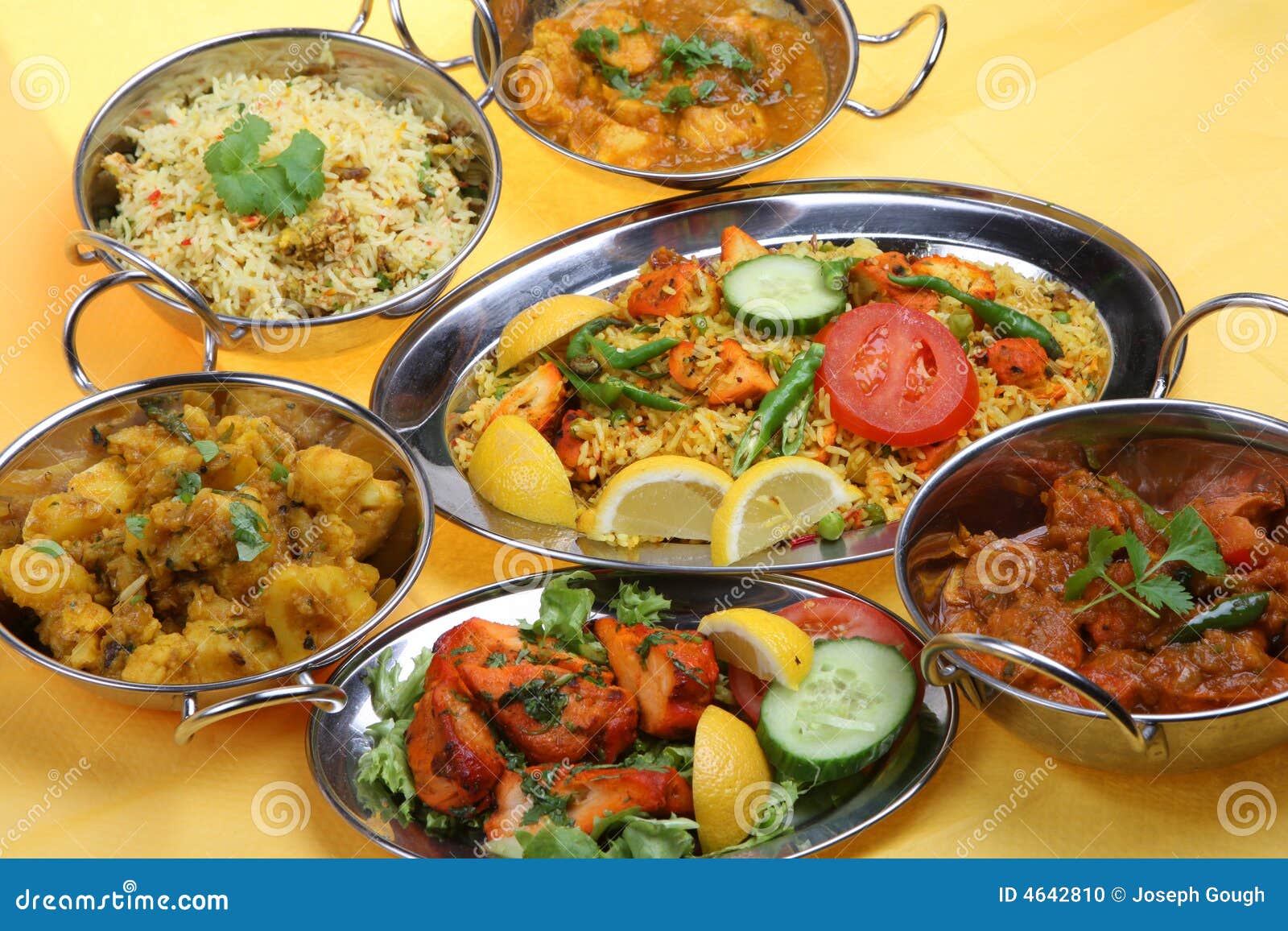 Repas indien de cari photo stock. Image du fond, agneau - 4642810