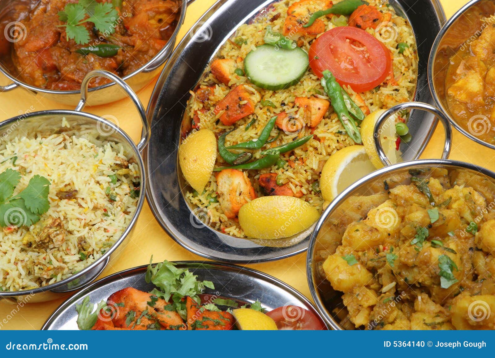 Repas indien de cari photo stock. Image du agneau, supplémentaire - 5364140