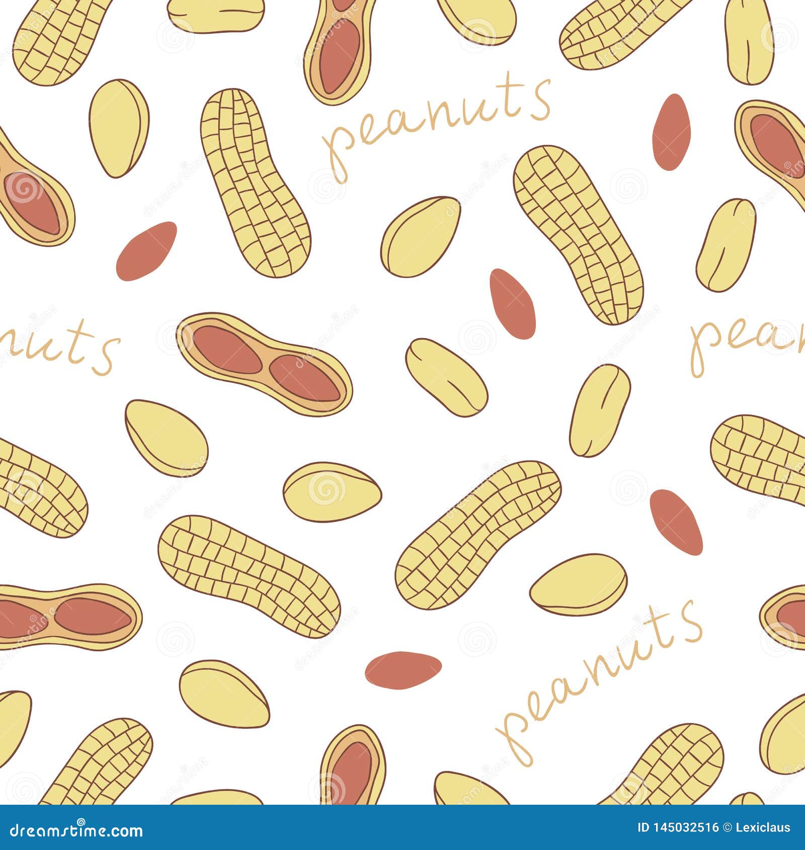 Peanuts Food Objects Cartoon Illustration | CartoonDealer.com #38330030