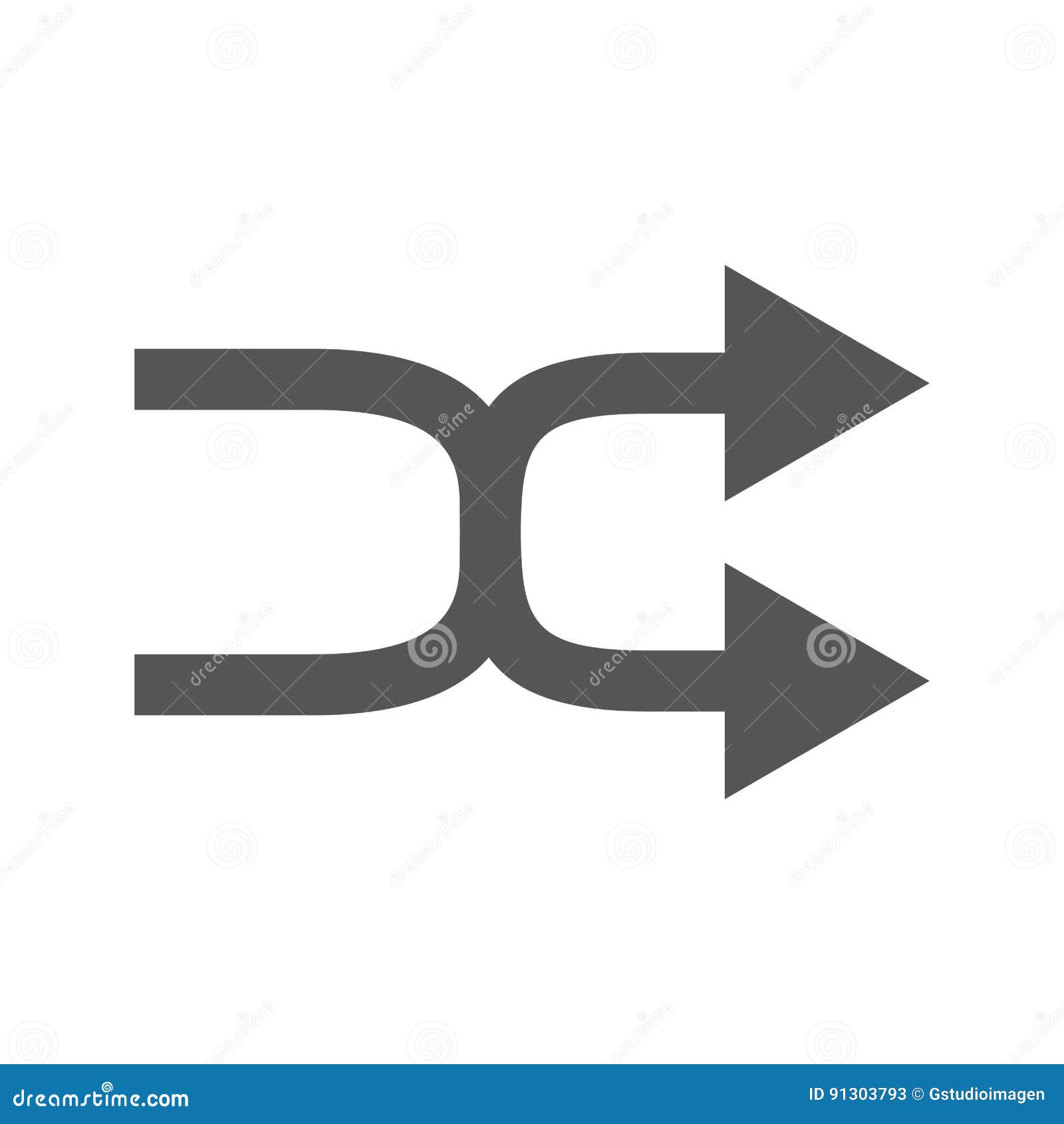 Repeat button media menu stock vector. Illustration of eject - 91303793