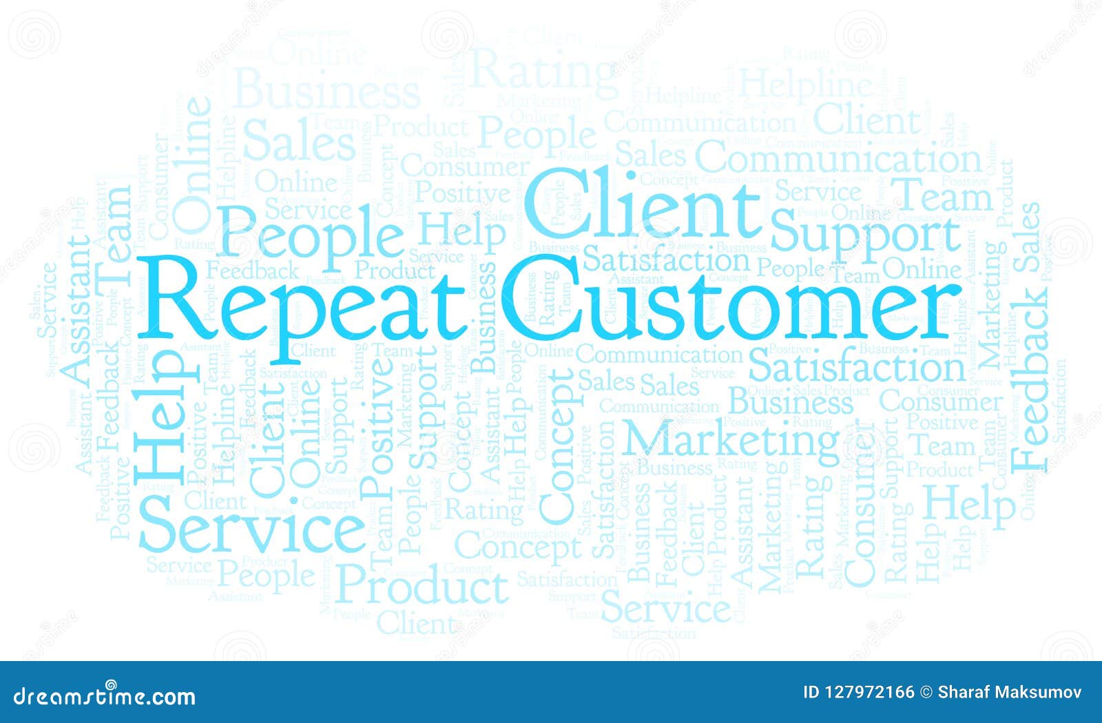 Repeat Customer New Client Advertising Marketing Ball Pyramid Stock ...