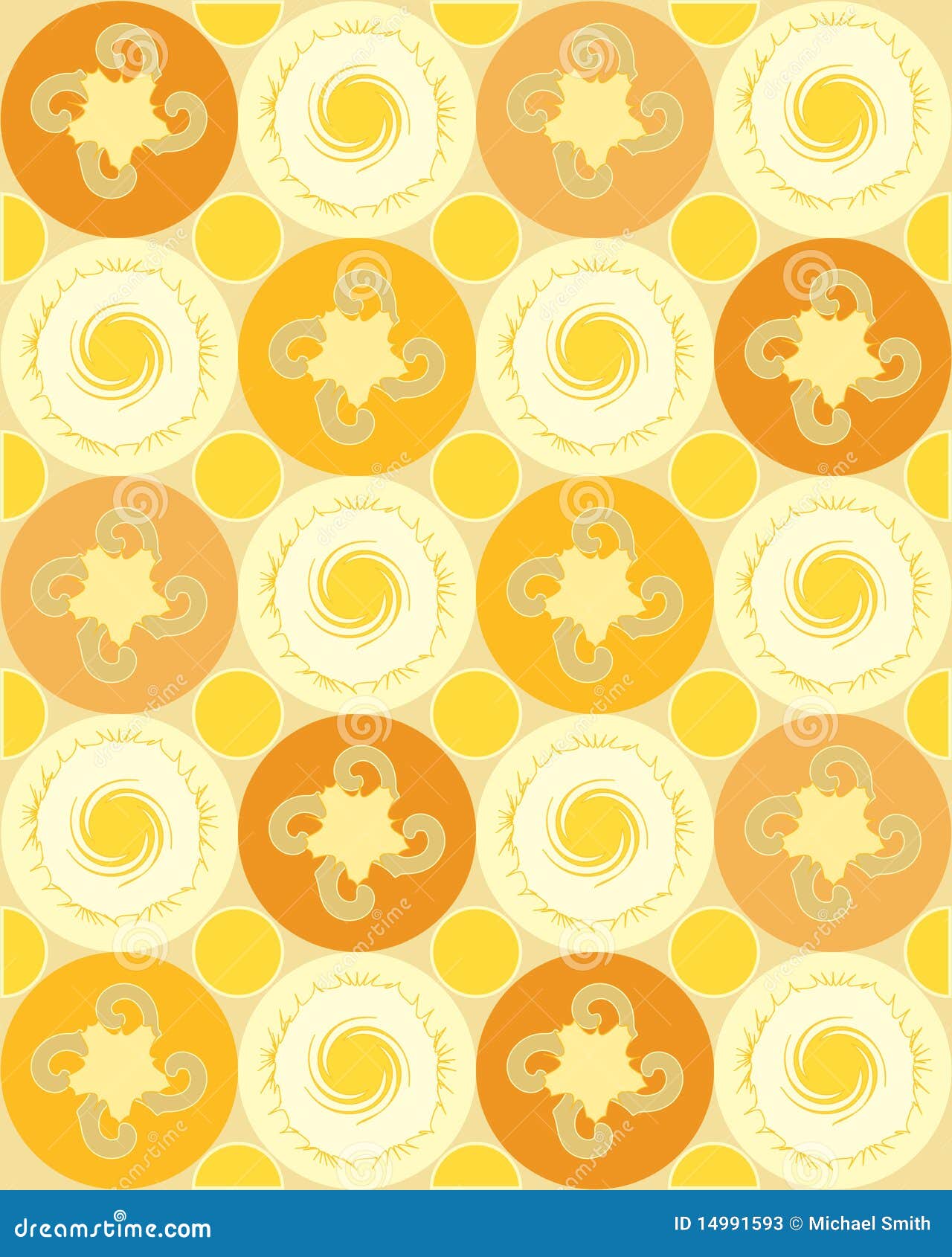 Repeat design stock vector. Illustration of colorful - 14991593