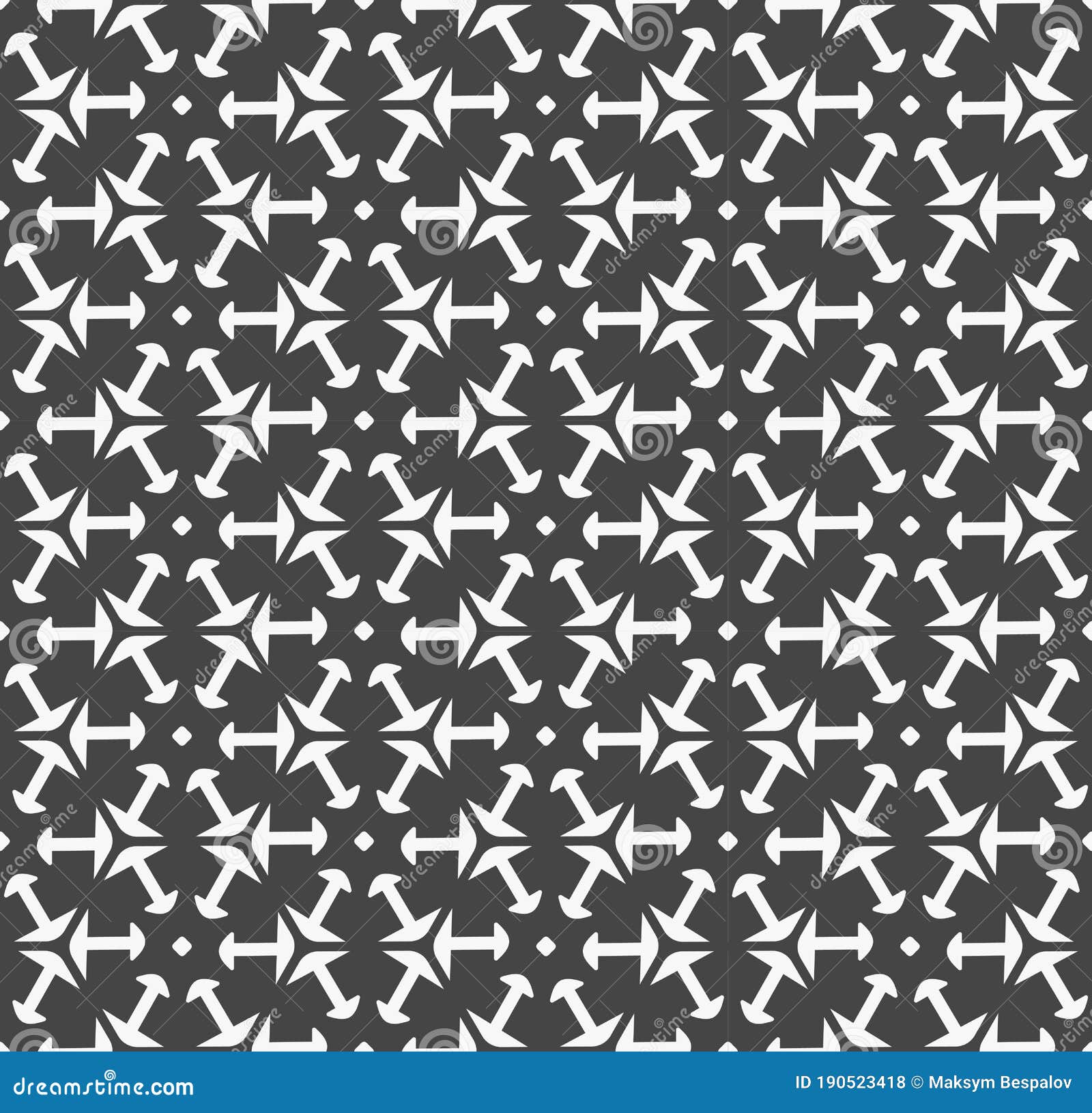 Repetitive Minimal Graphic 1920s Lattice Pattern. Seamless Retro Vector ...
