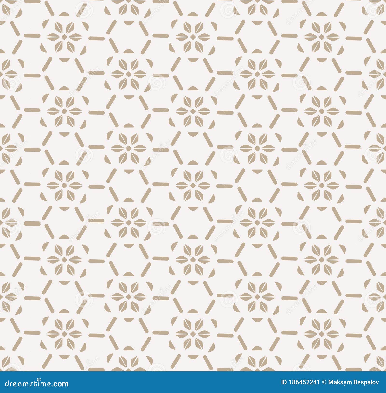 Repeat Fabric Graphic Curly Repeat Texture. Seamless Fashion Vector ...