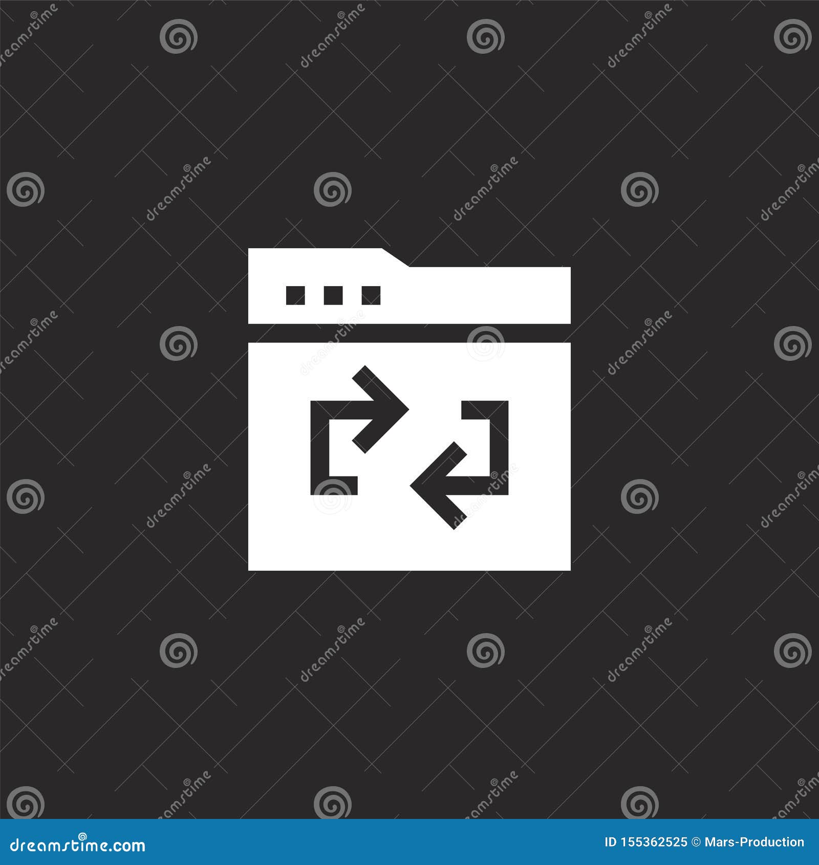 Repeat Icon. Filled Repeat Icon for Website Design and Mobile, App ...