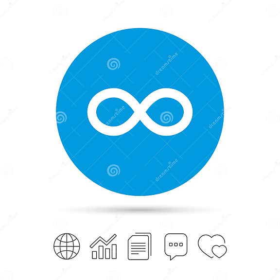 Repeat Icon. Loop Symbol. Infinity Sign Stock Vector - Illustration of ...