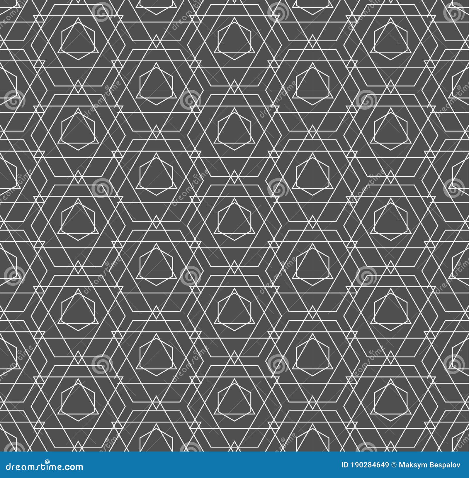 Repeat Ornament Graphic Continuous, Print Pattern. Continuous Abstract ...