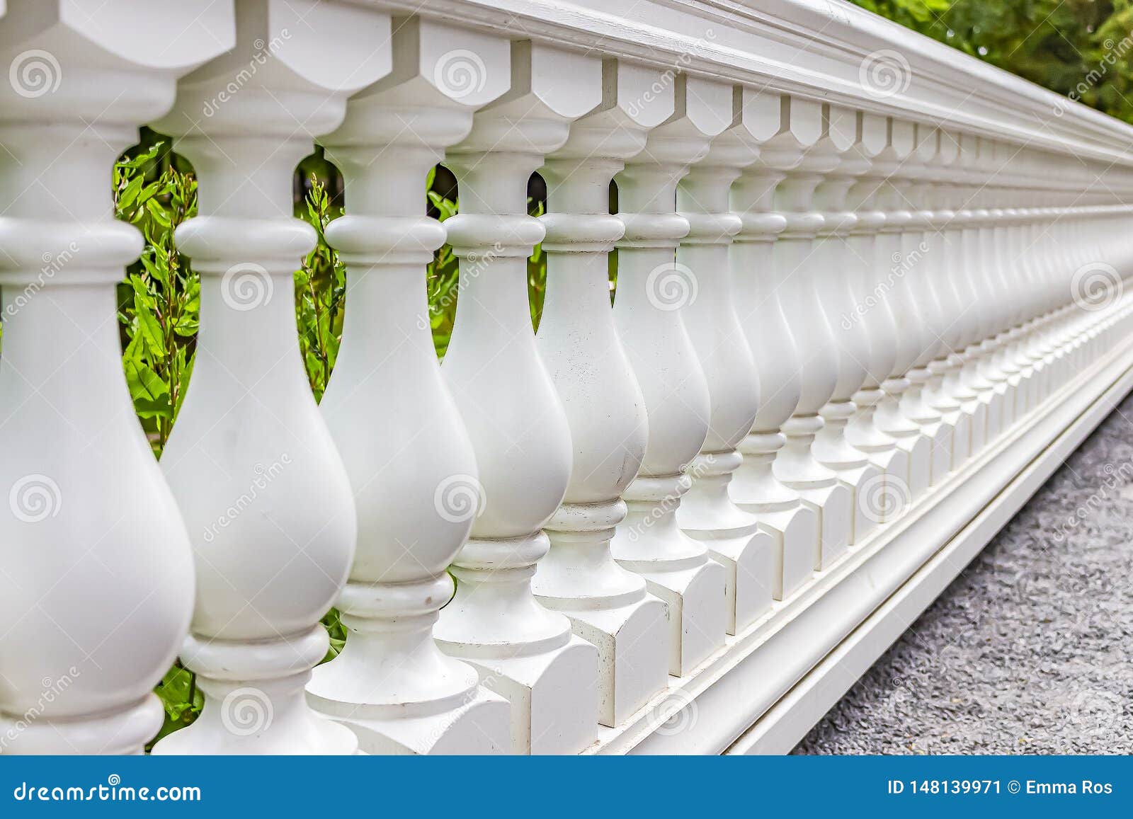 Repeat of Pattern in the Beautiful Balustrade at Estate Clingendael in ...