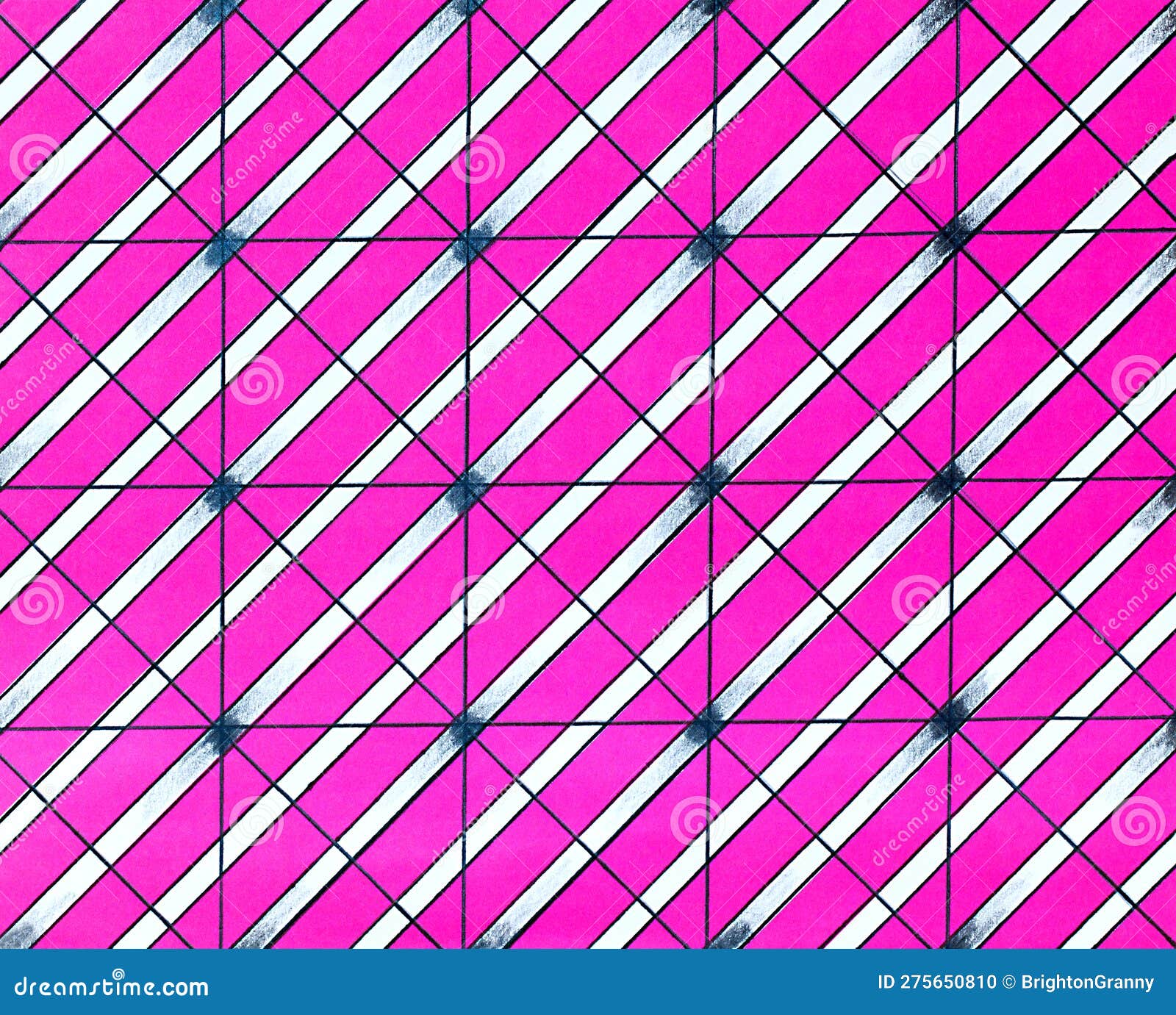 A Repeat Pattern of Diagonal Lines and Squares. Stock Illustration ...